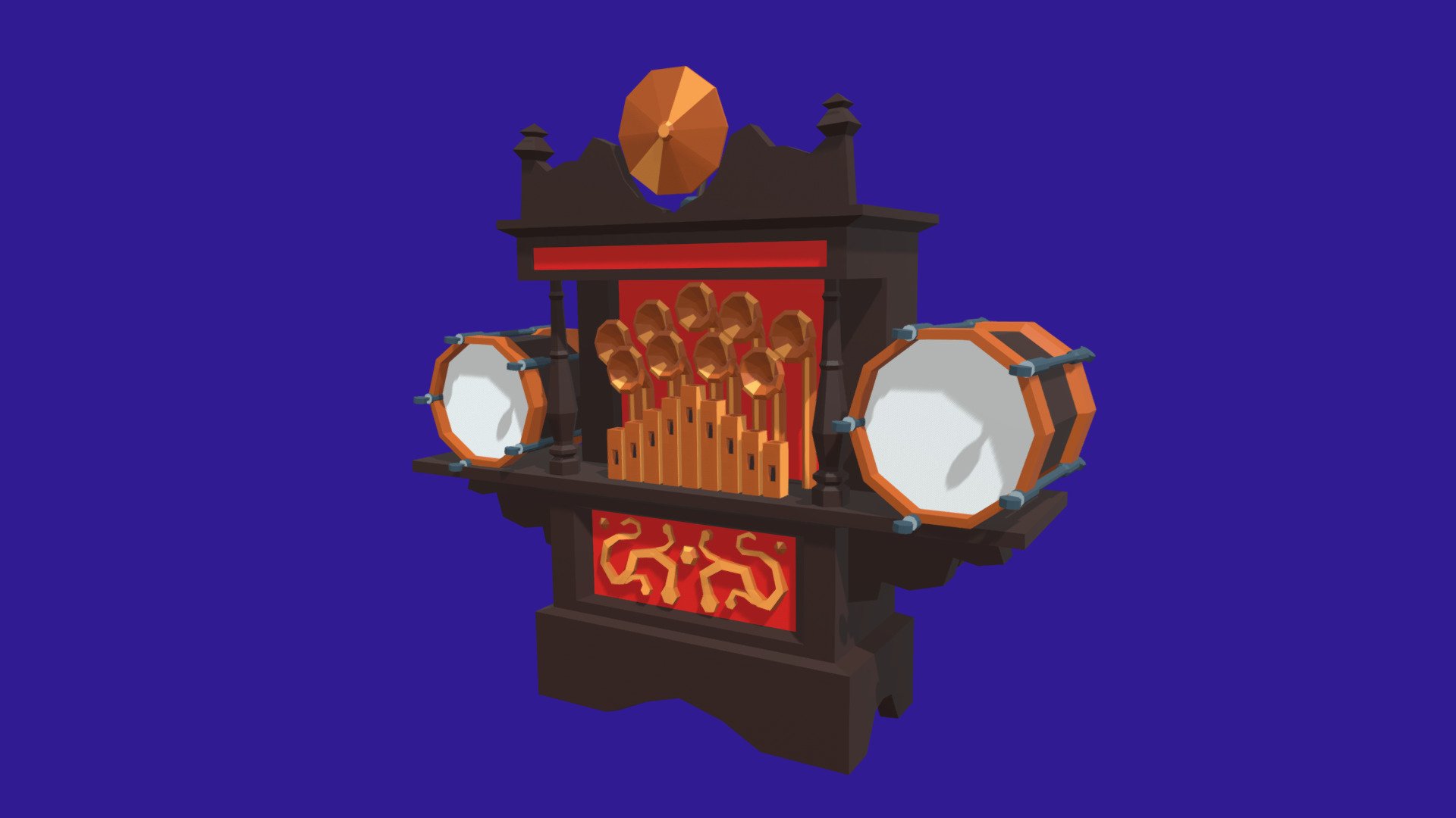Street Organ - Download Free 3D model by djcarson [bf9faeb] - Sketchfab