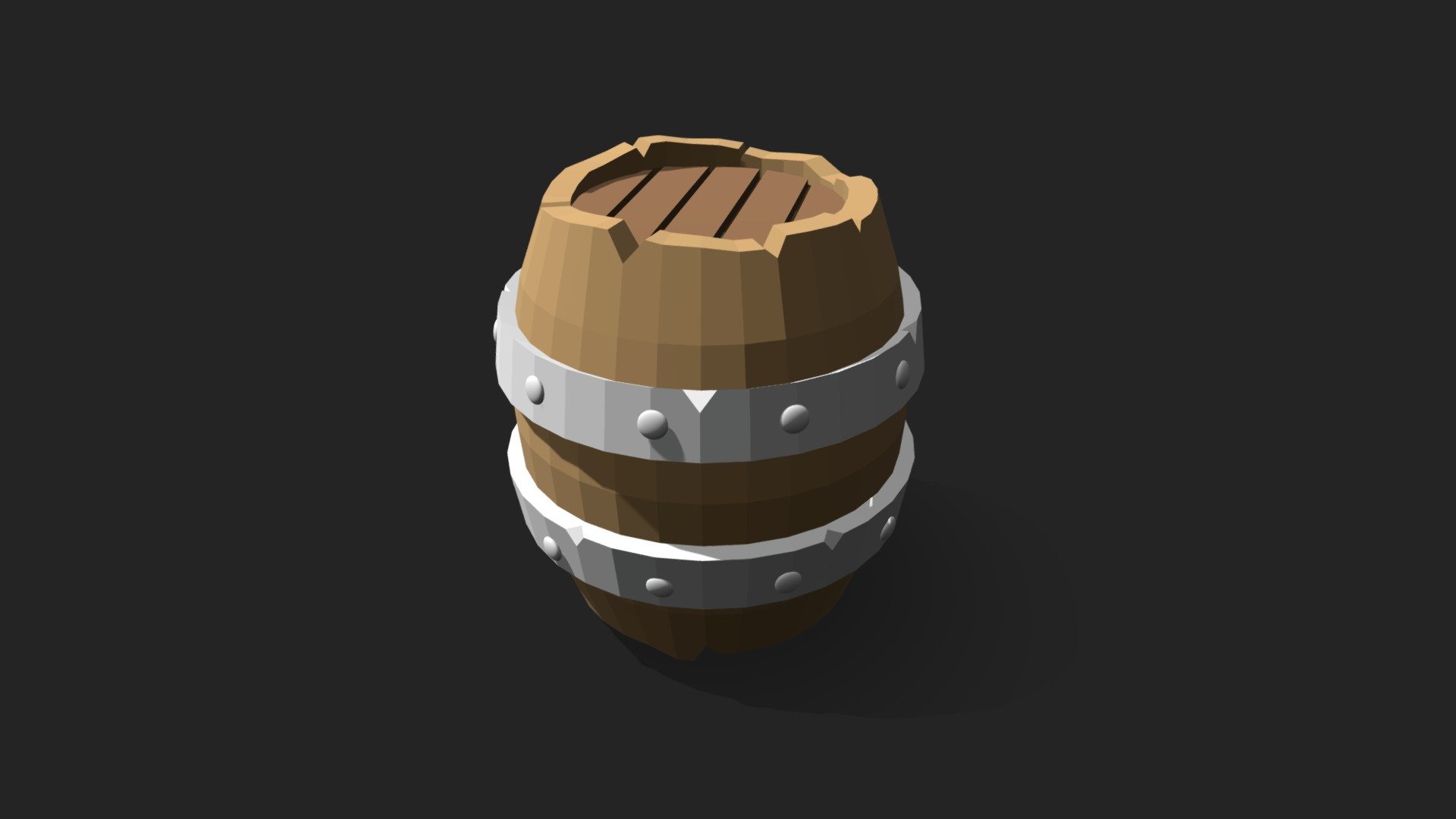 3D Wooden Barrel - Download Free 3D model by RiverofCreative [bf9fb13 ...