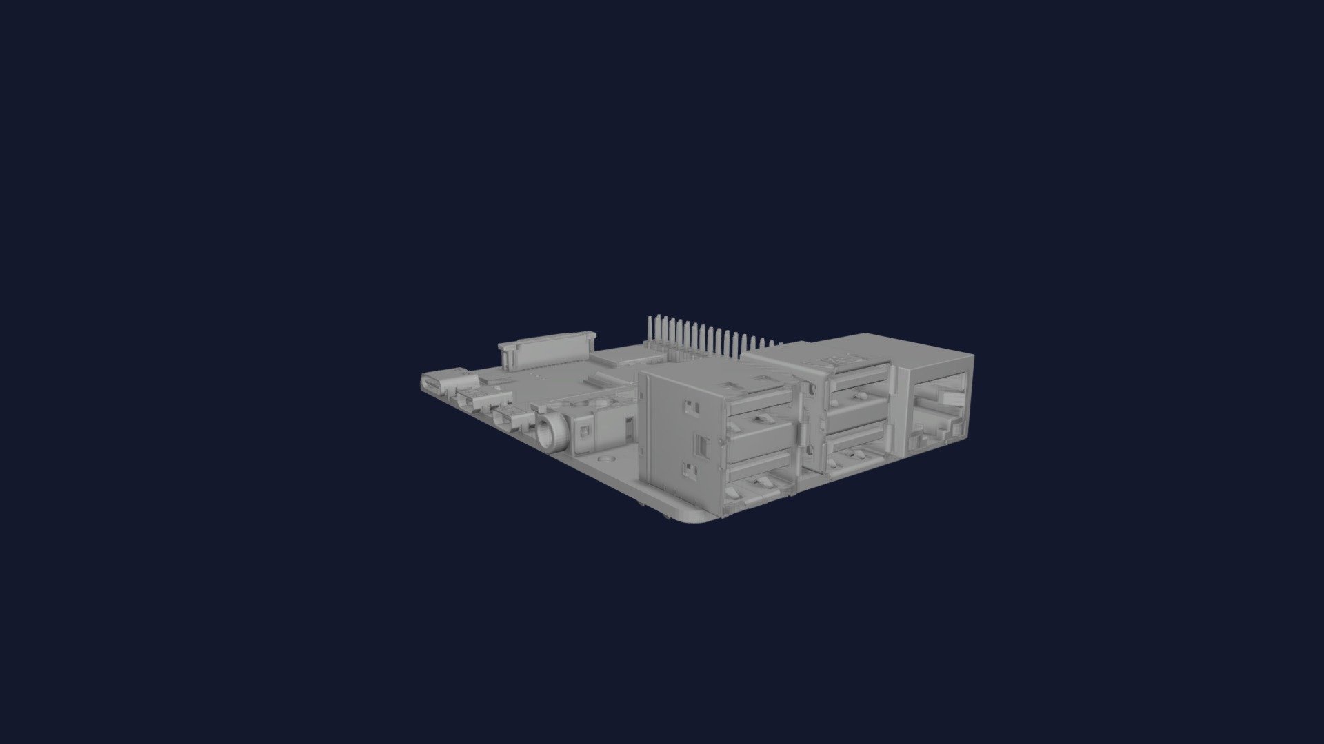 Raspberry_Pi_4-Model_B-03 - 3D model by rexjek [bfa01d0] - Sketchfab