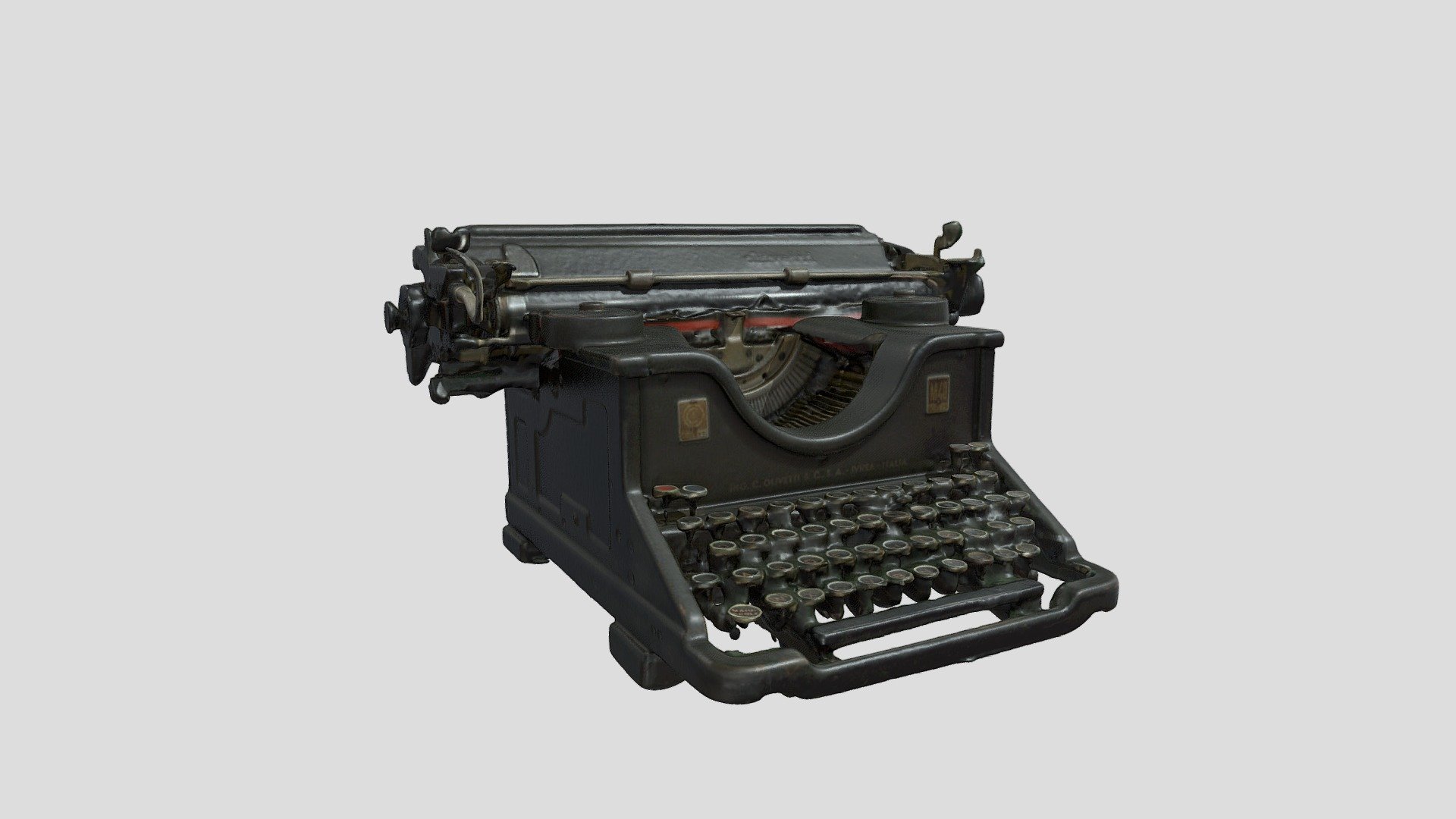 Olivetti M40 - Download Free 3D model by comPVter [bfa1f41] - Sketchfab