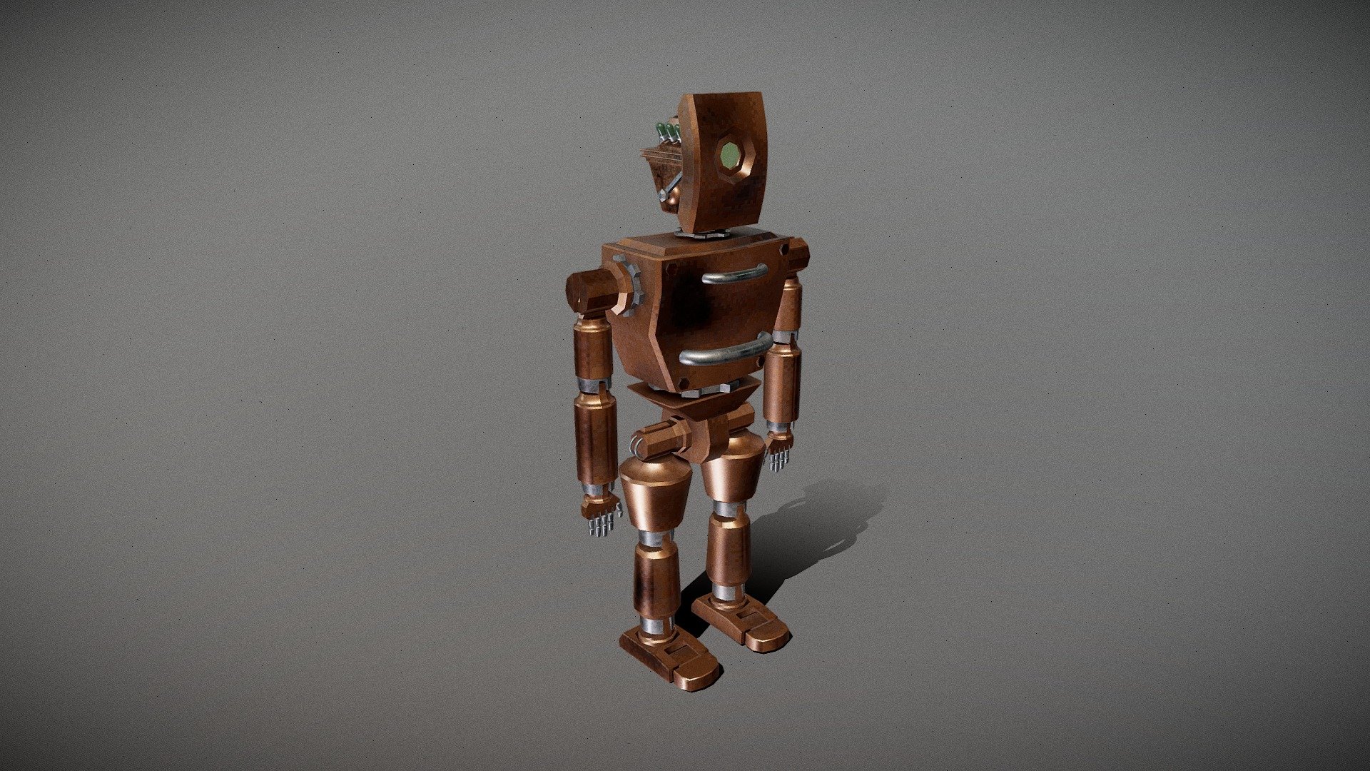 Steampunk Robot - 3D model by propkiller [bfa295a] - Sketchfab