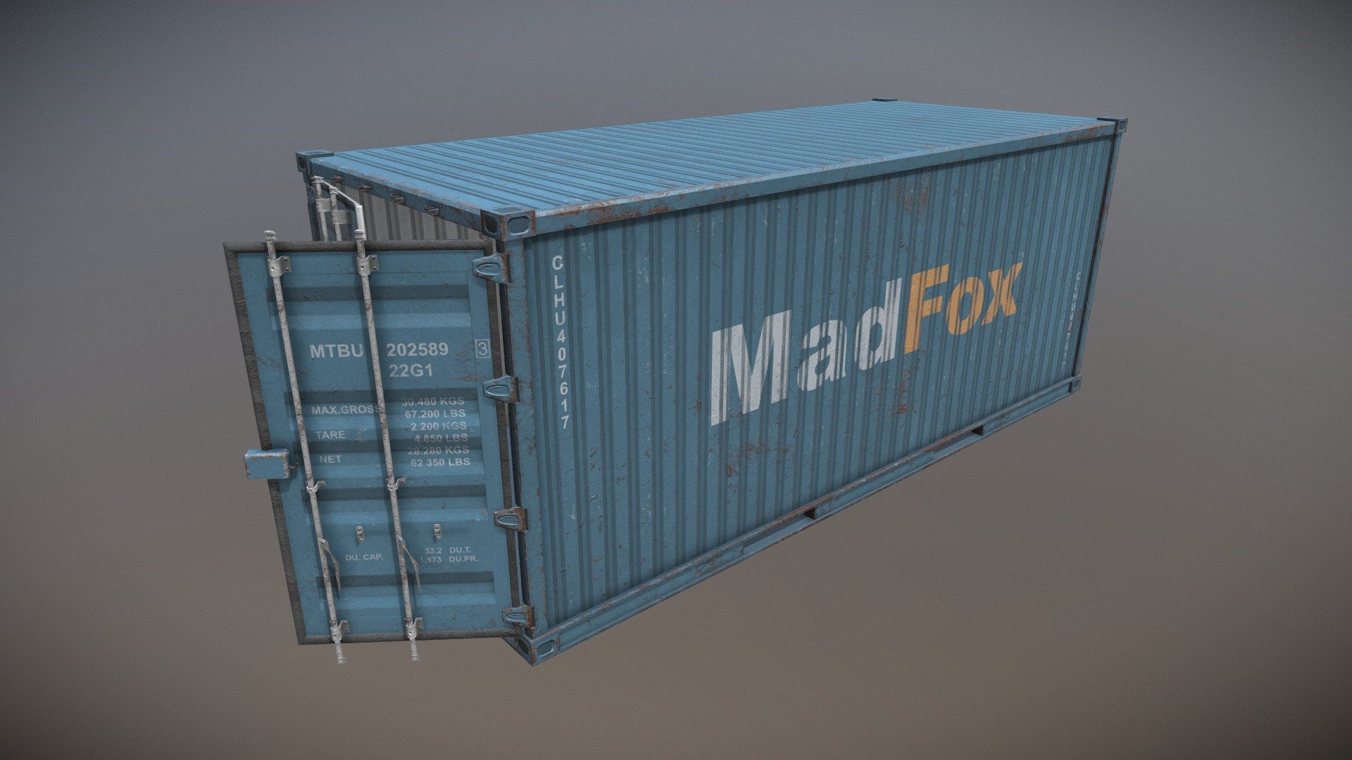 Cargo Shipping Container - 3D model by Kestutis Jankunas (@Kestutis ...