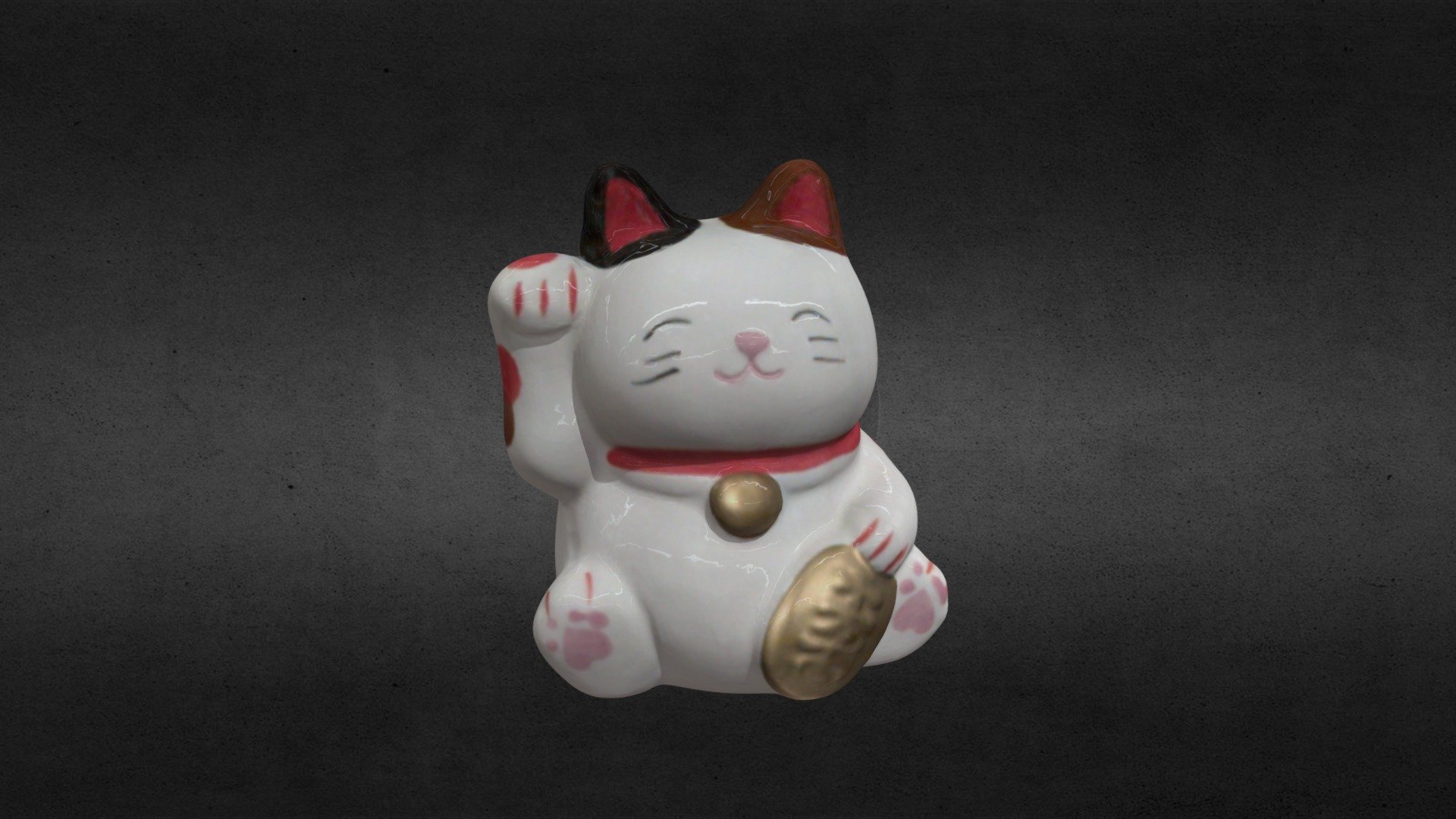 Lucky Cat - 3D model by arlin (@arlin.chuang) [bfa3a55] - Sketchfab