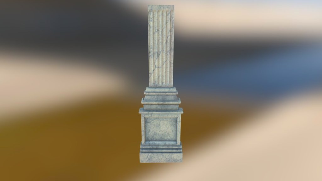 Marble Wall Column - 3D model by staythirsty90 [bfa5223] - Sketchfab