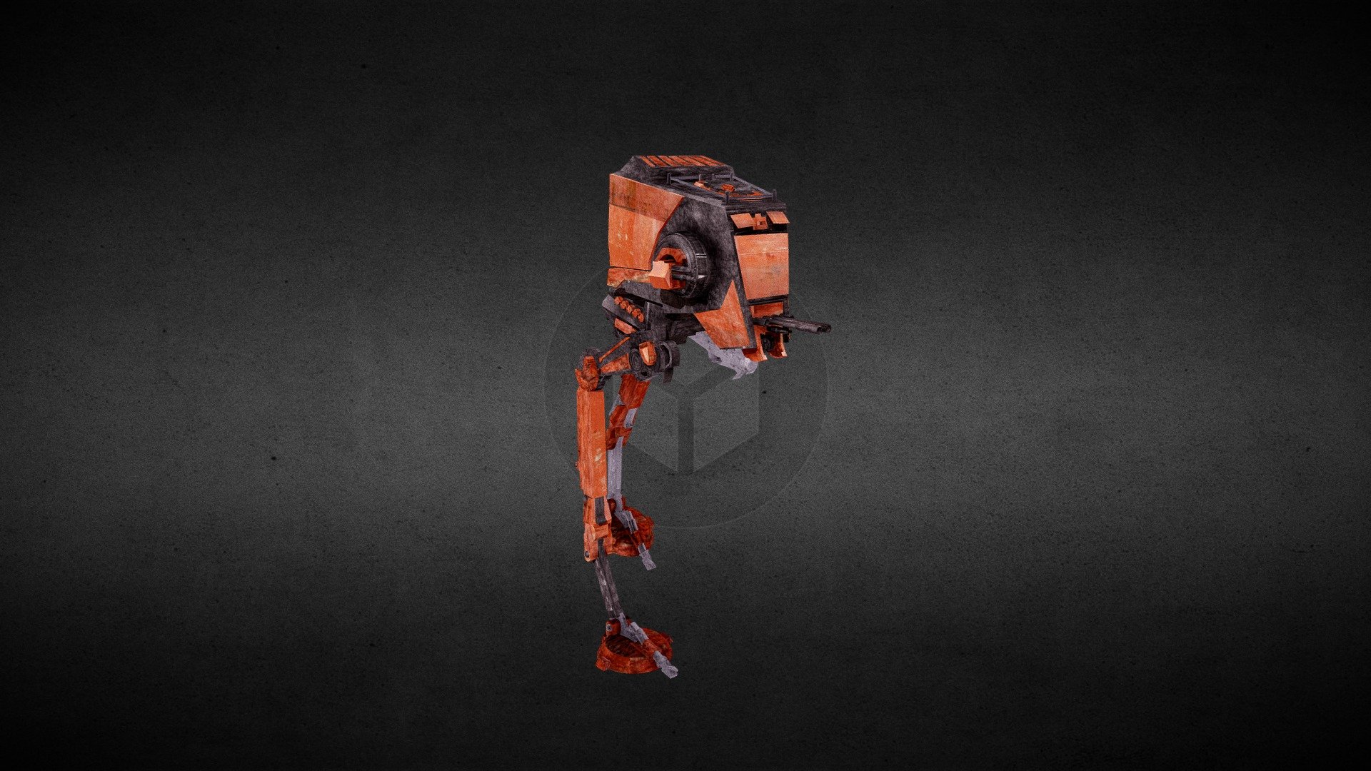 Шагоход AT-ST - Download Free 3D model by adobrovolskij55 [bfa56af ...