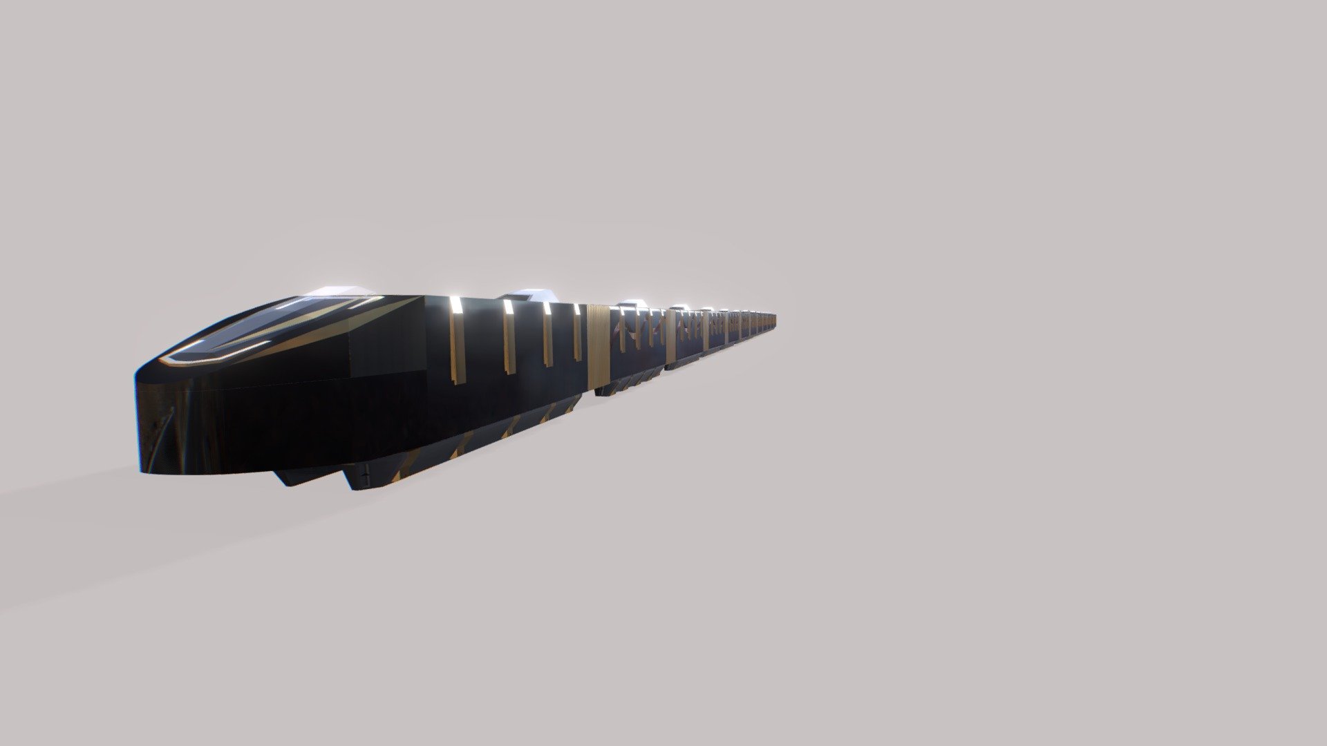 BLACK FUTURE TRAIN - Download Free 3D model by Sarut.Sanvong [bfa5ffd ...