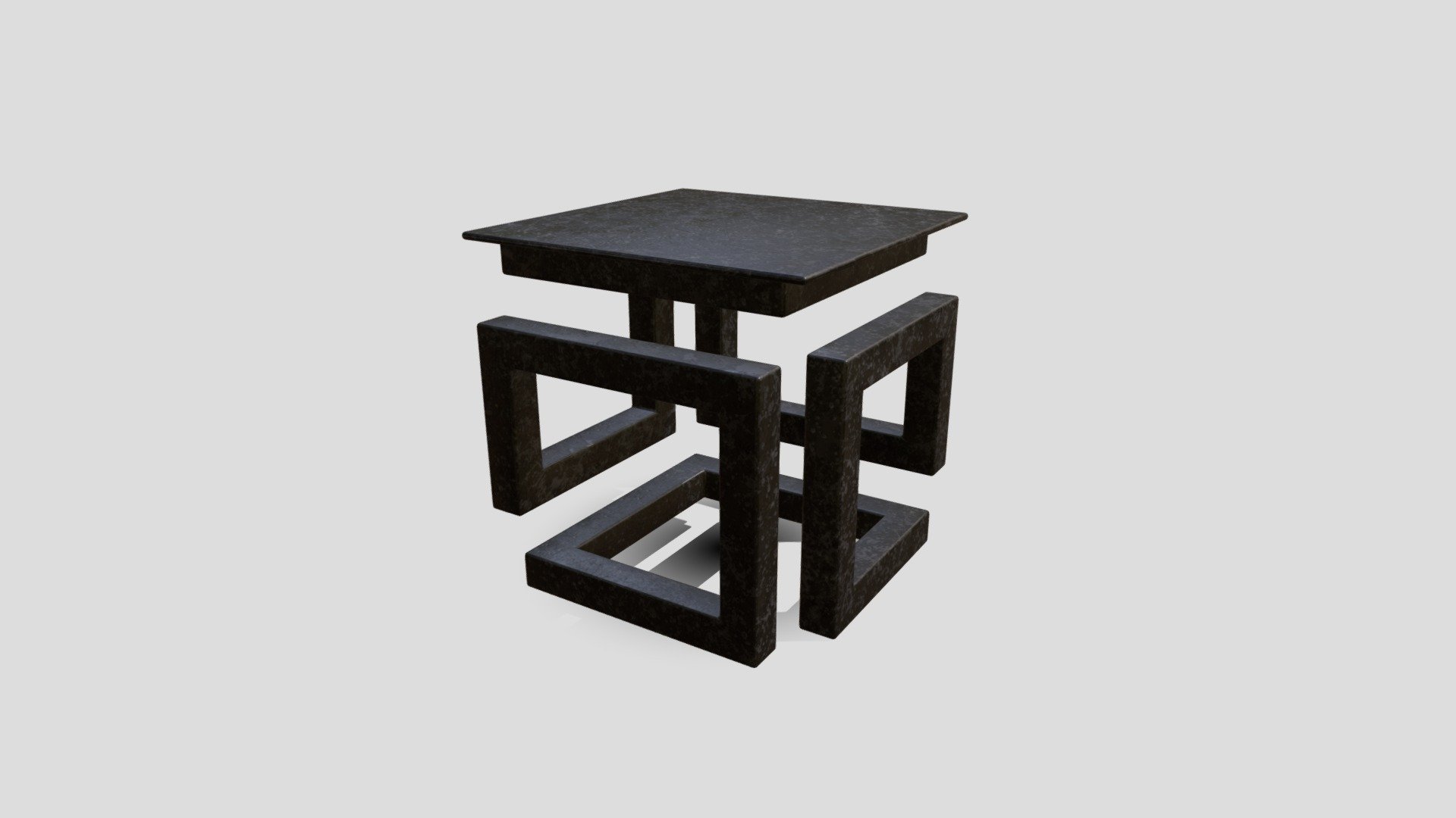 infinite cuboid square table - 3D model by Cryells [bfa63e6] - Sketchfab