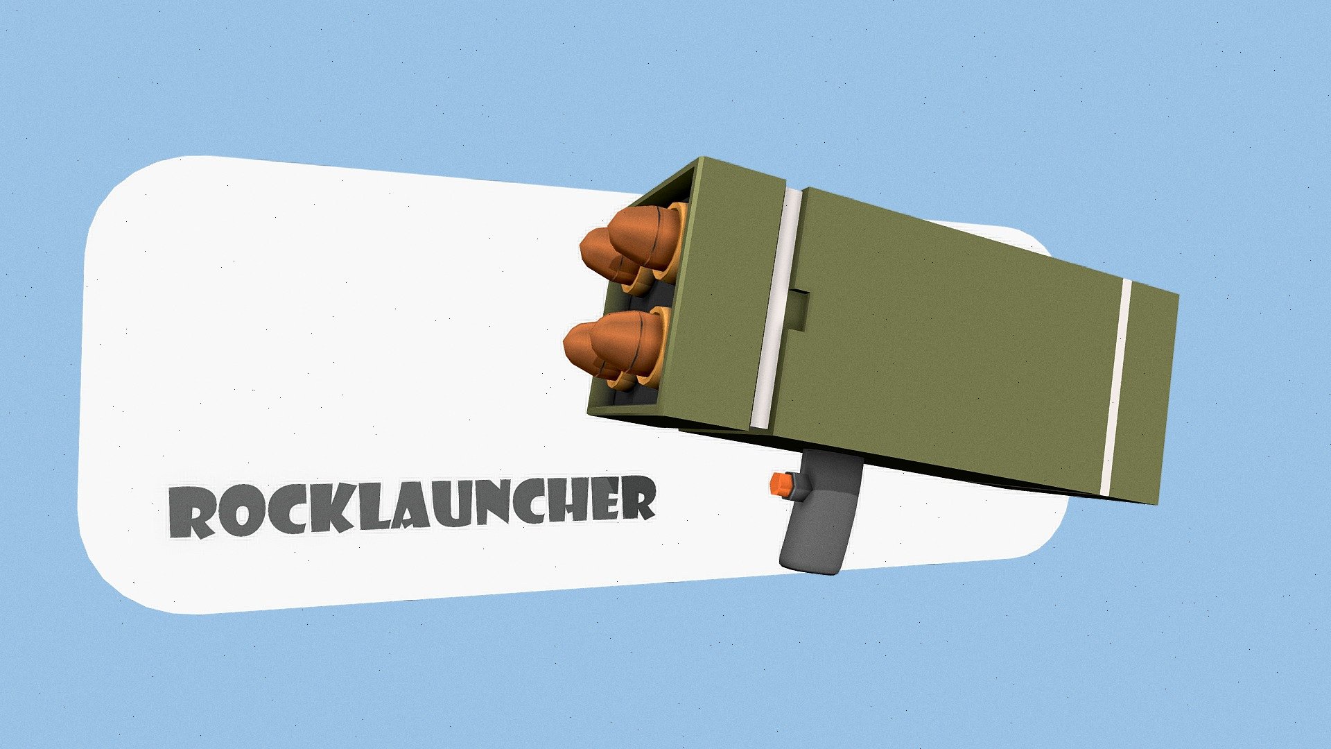 Stylized rocket launcher model - Download Free 3D model by drollShark ...