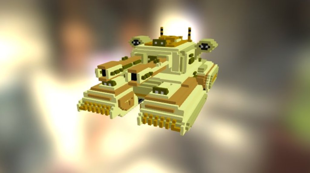 Mammoth Tank - 3D model by VoxelInfusion (@jerome.chaniol) [bfa8f57 ...