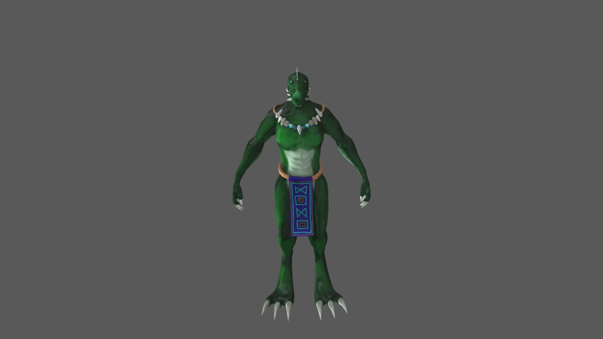 LizardMan_Character_Model - 3D model by Cytrix [bfa8f7b] - Sketchfab