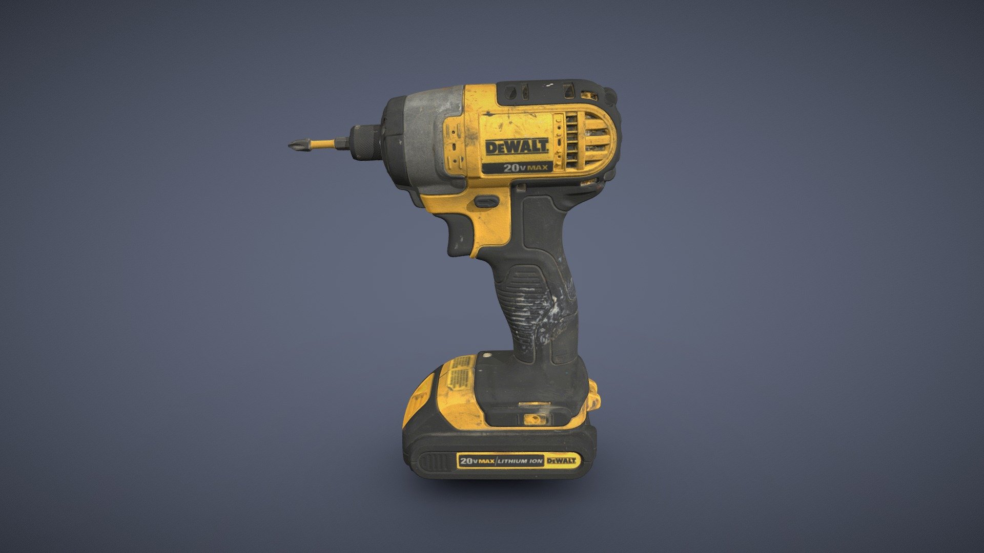 Impact Driver - Download Free 3D model by Reality_3D (@Sbell_Reality3D ...