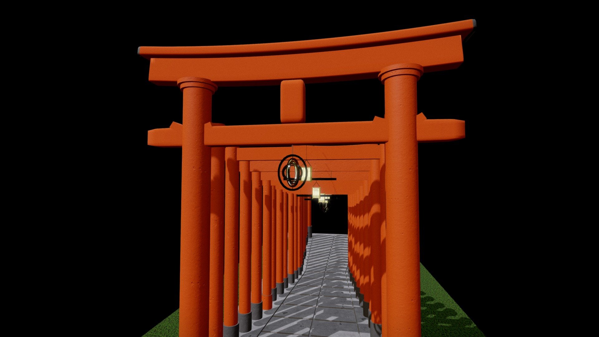 Japanese Traditional Torii Gates - Buy Royalty Free 3D model by Tahsin ...