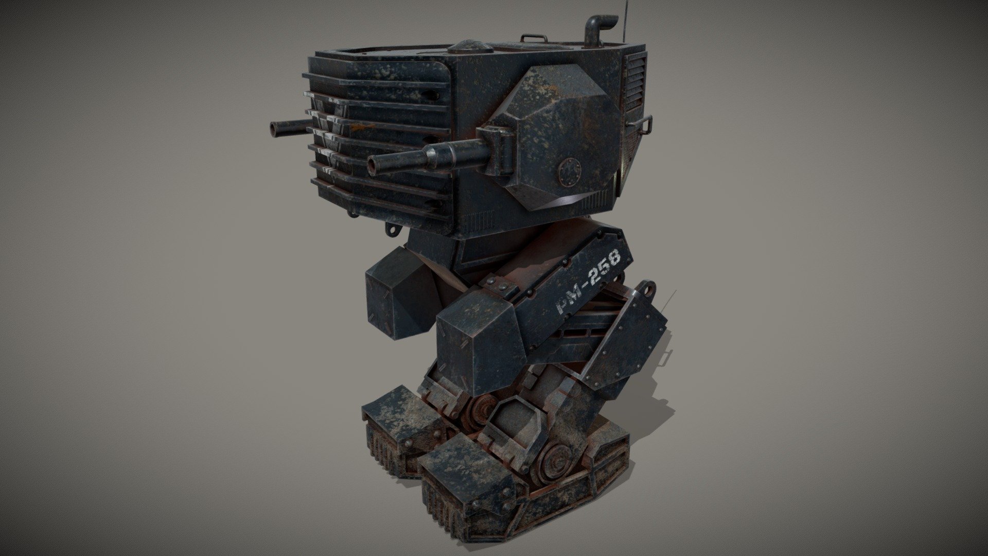 Robot 07 - Download Free 3D model by taktelon [bfab811] - Sketchfab