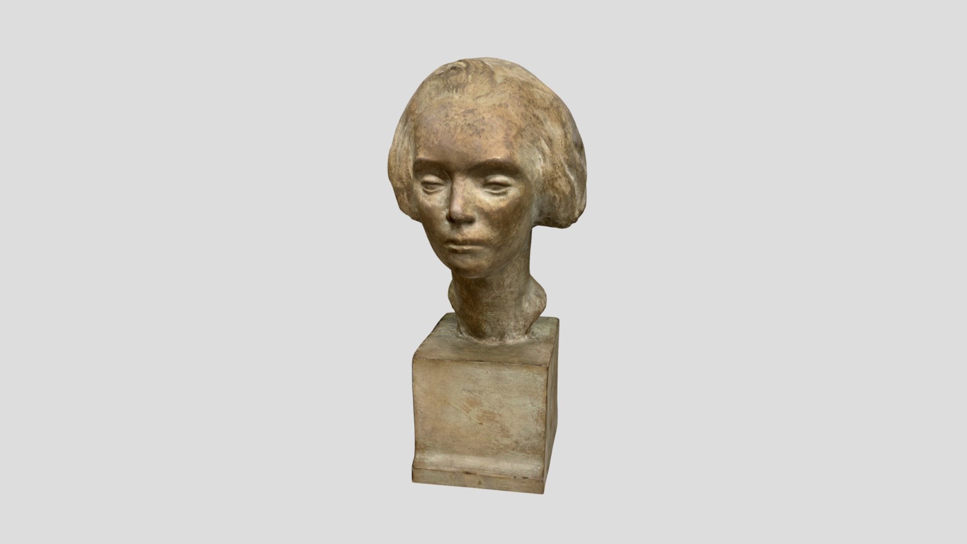 "Head of a Girl" Ernst Neumann - Download Free 3D model by AGH ...