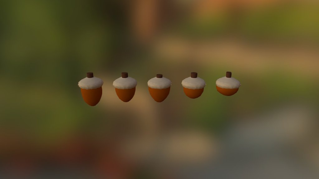 Seed 25 Acorn - 3D model by Stephen Tucker (@stucker) [bfb03fb] - Sketchfab