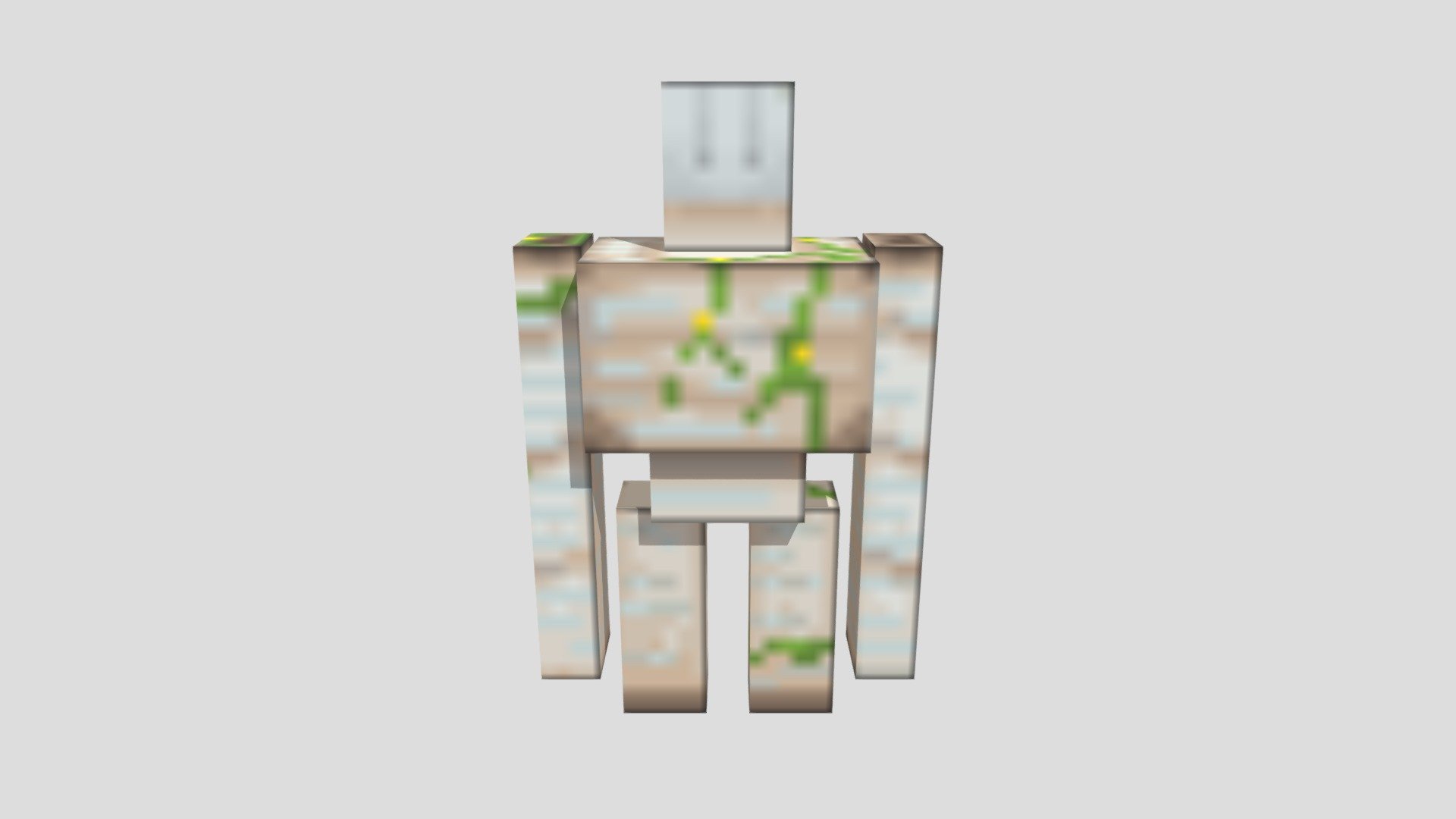 Minecraft Iron Golem. - Download Free 3D model by Bobteh [bfb0400 ...