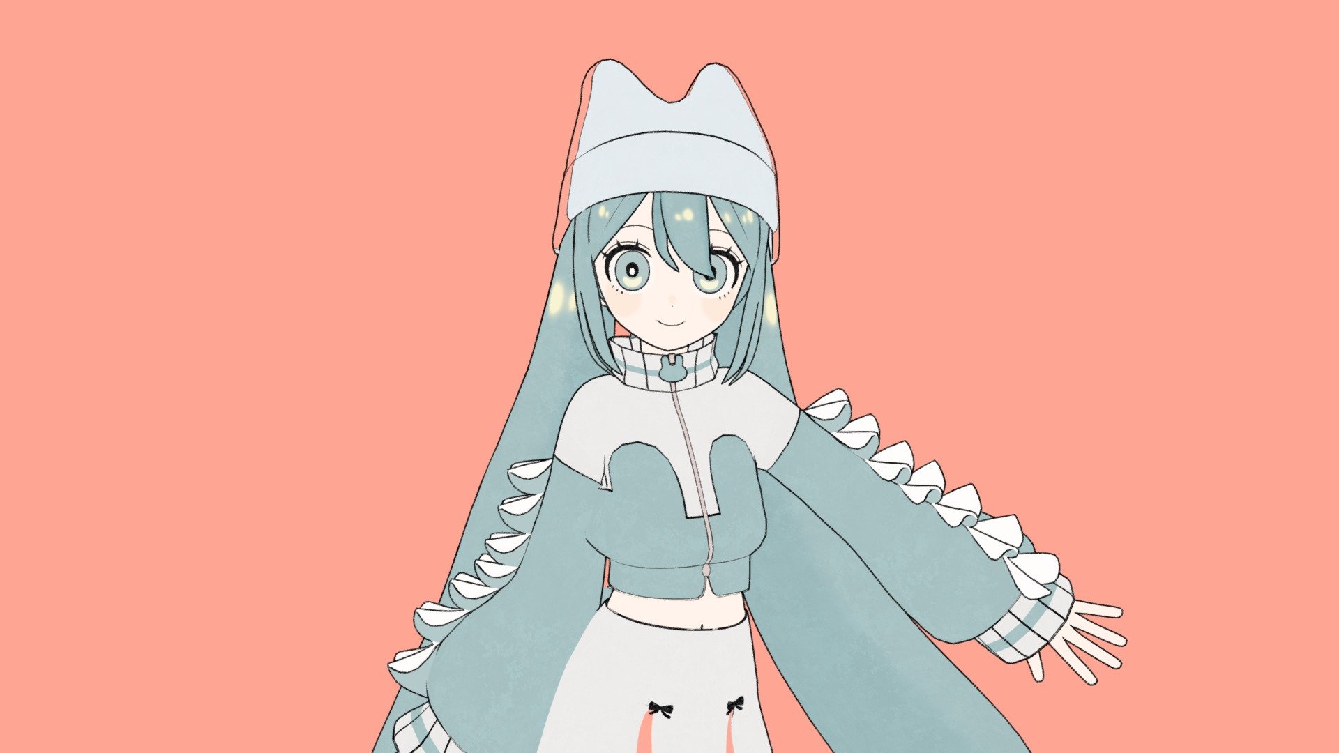 PPPP Hatsune Miku - 3D model by Meovvsotis (@myosotis367) [bfb0edf ...