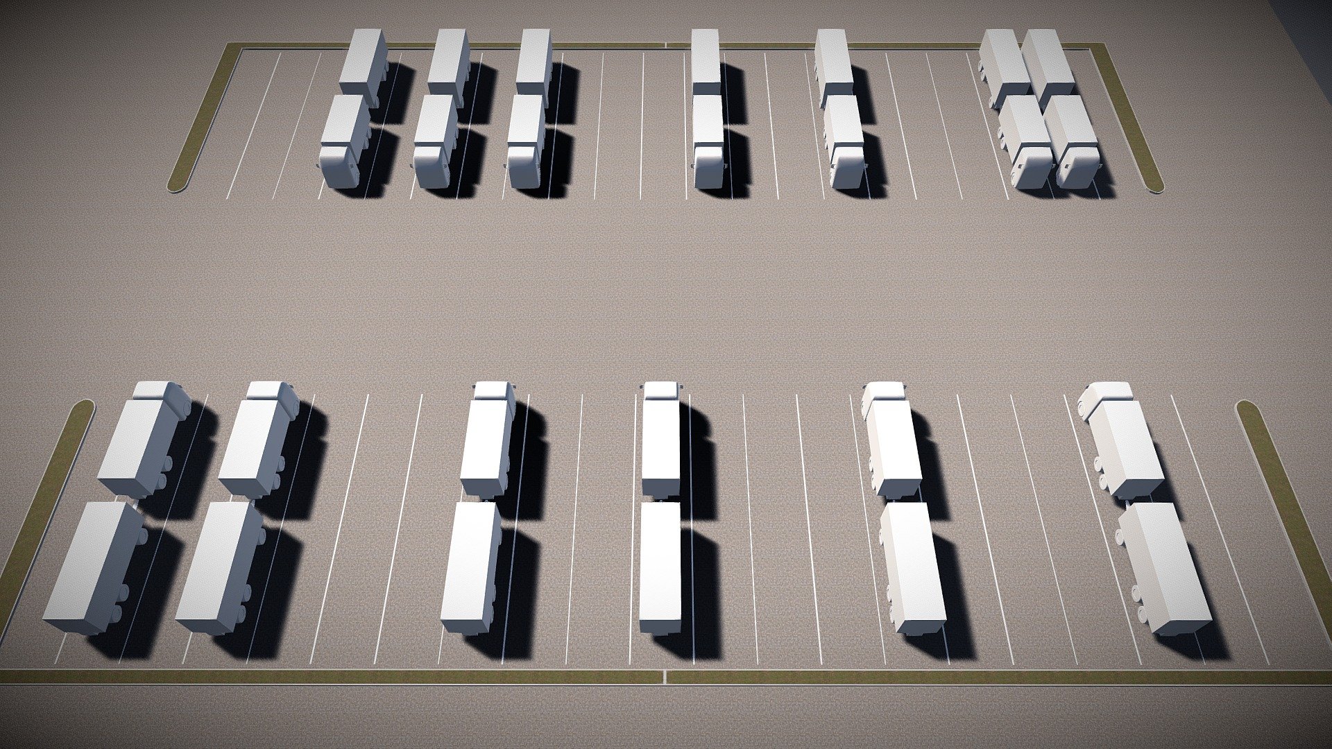 Truck parking 24L02 - Buy Royalty Free 3D model by Jinda (@jindaarch ...