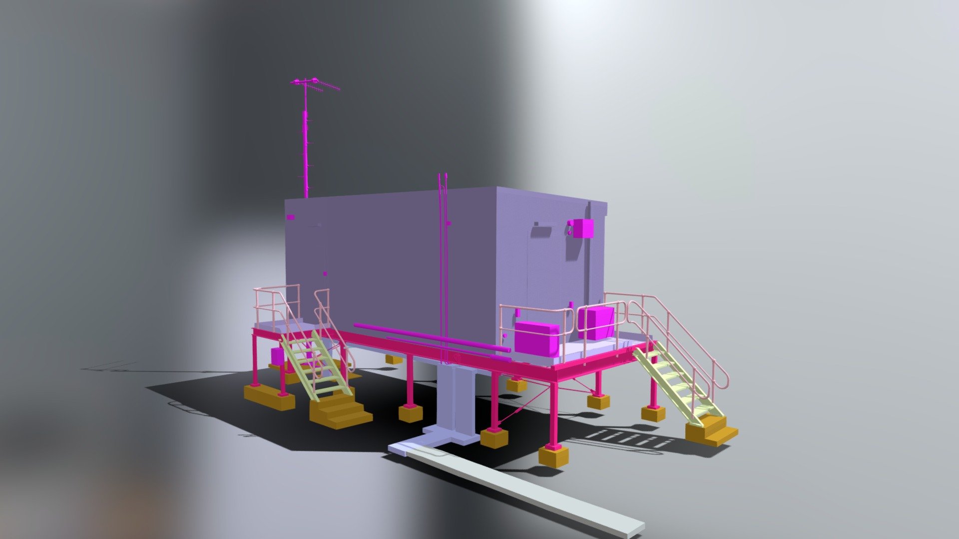 Raised Worksite Building - 3D model by Digital BIM Solutions ...