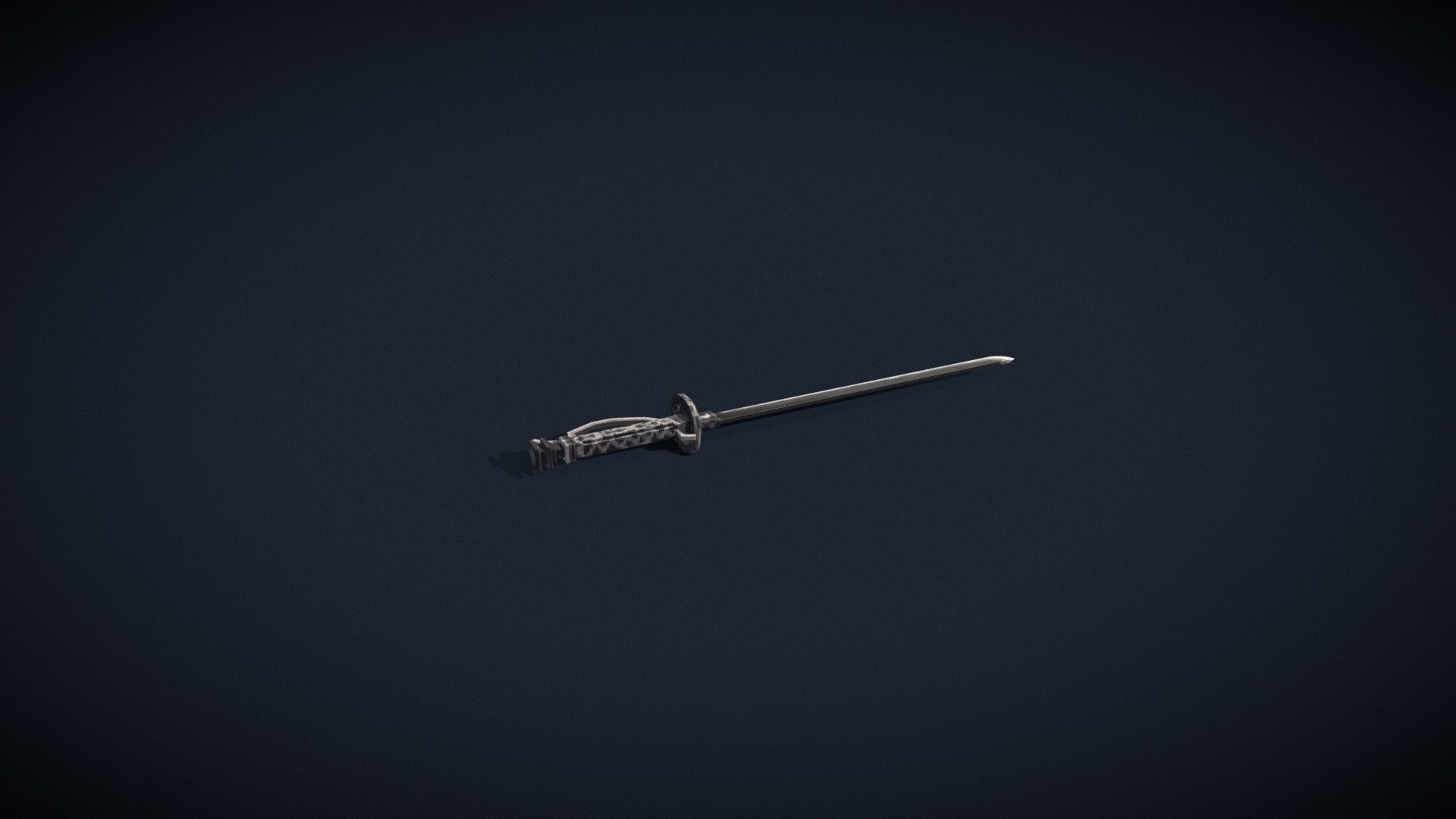Silver Hunter Sword - 3D model by Etoniur (@uoton) [bfb2be7] - Sketchfab