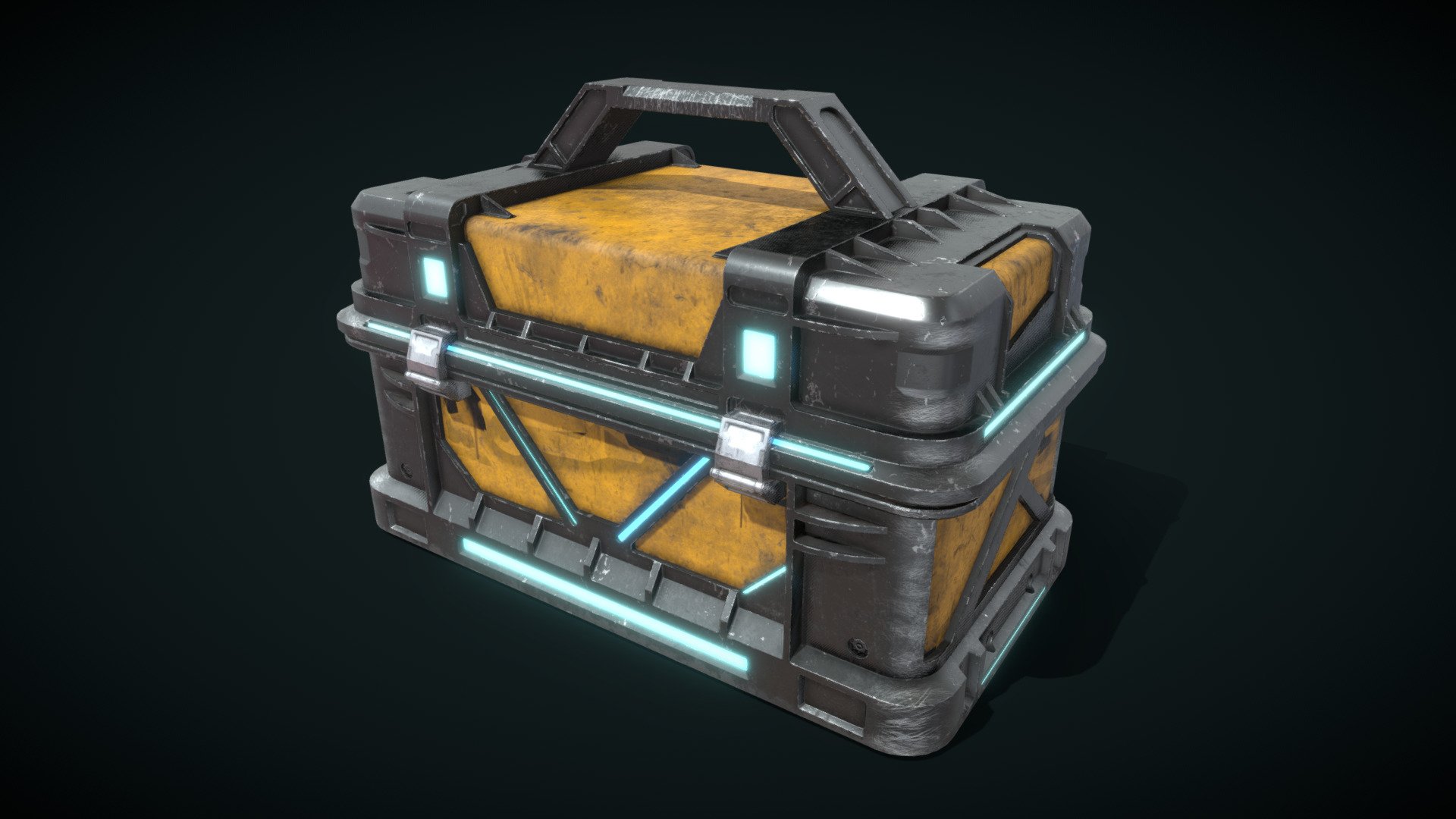 Sci Fi Box - 3D model by h_paul [bfb3012] - Sketchfab