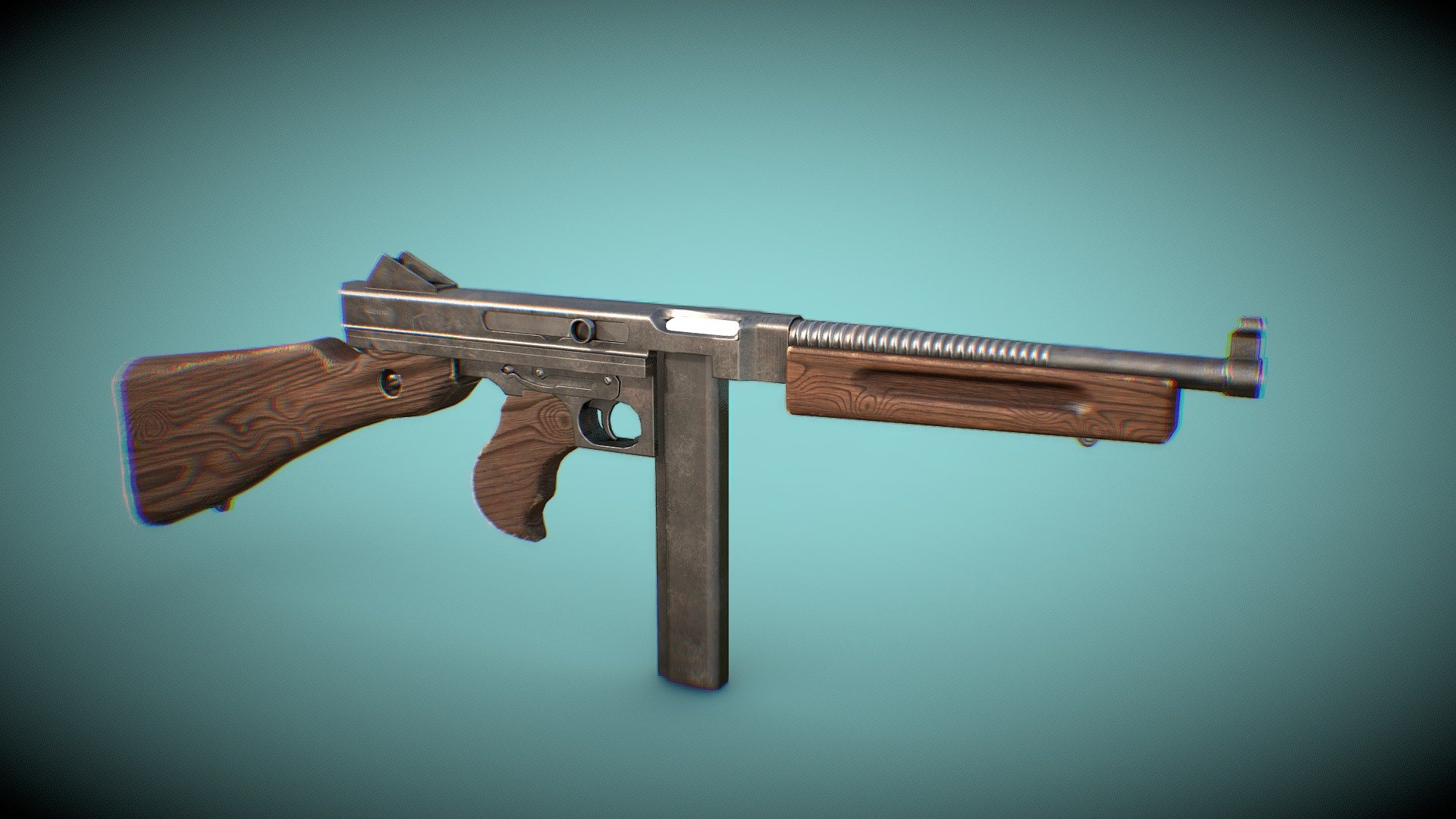 Thompson | Weapon Model - Download Free 3D model by CATholic [bfb3de0 ...