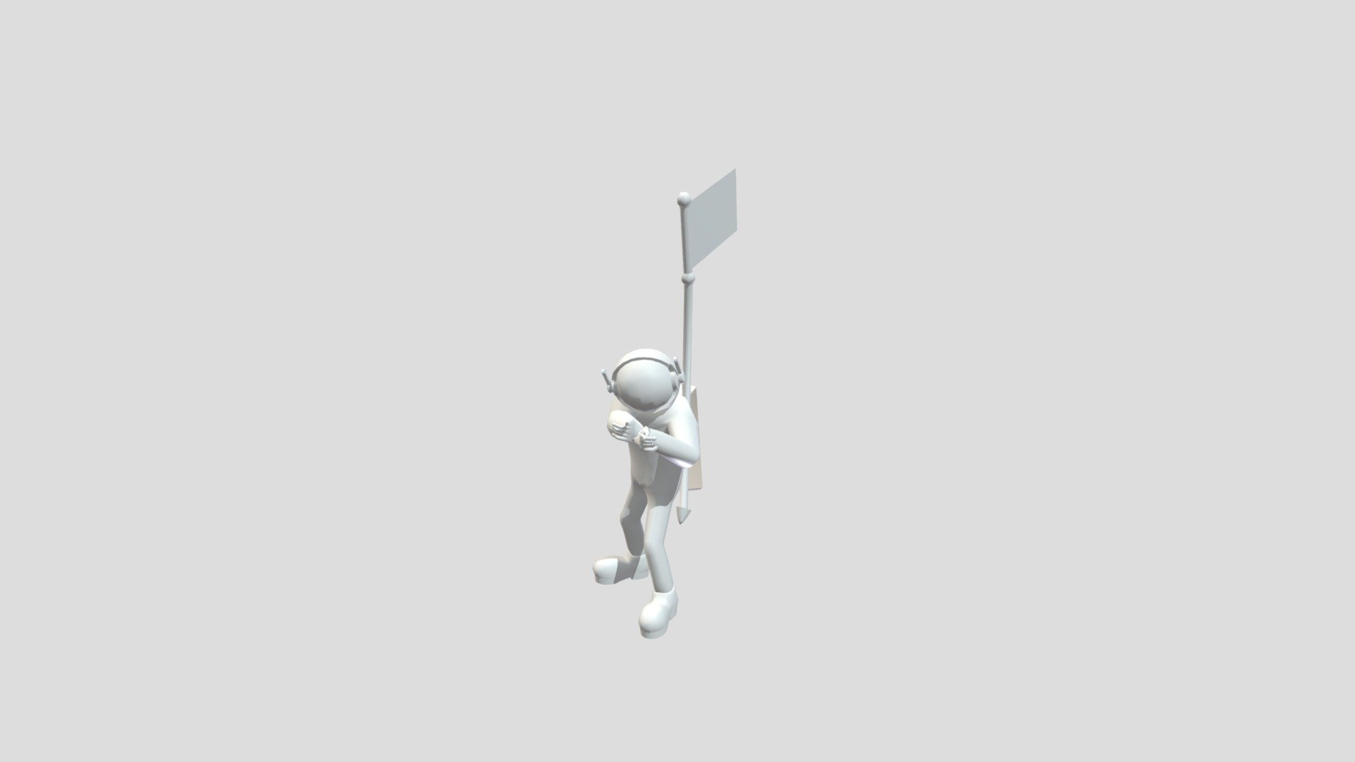 Astronaut_Idle_Animation - 3D model by JantjeKebantje [bfb44e0] - Sketchfab