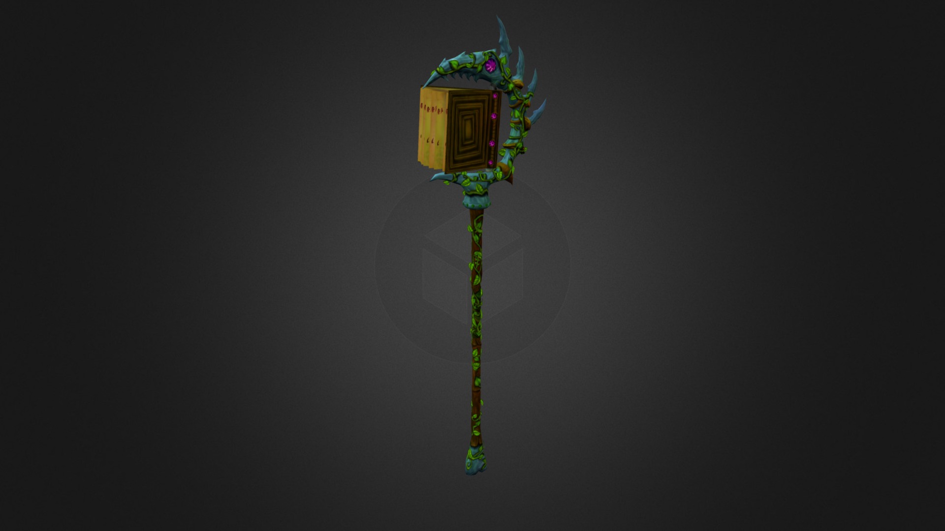 Free Ancient Forest Staff - Download Free 3D model by Milantique Store ...