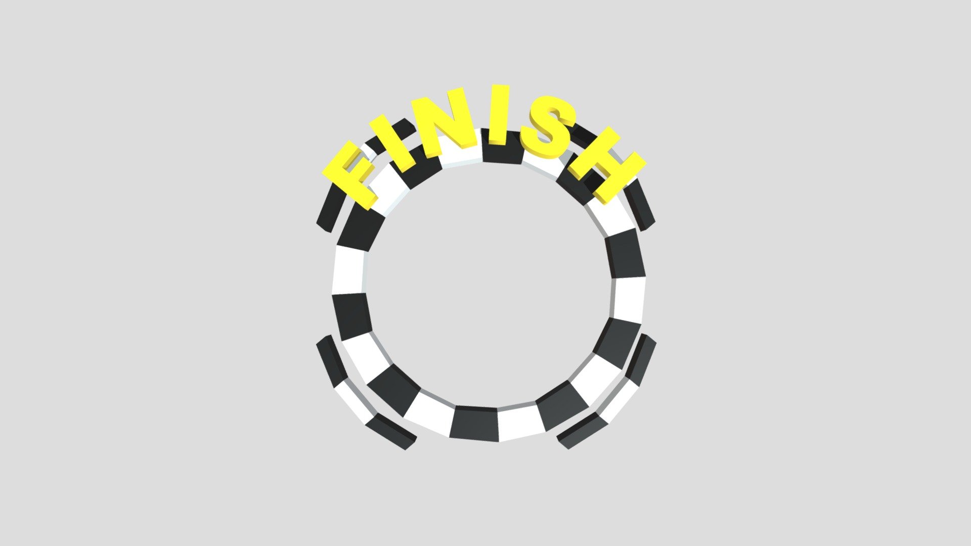 Finish Gate - Download Free 3D model by suzanduran [bfb6a15] - Sketchfab