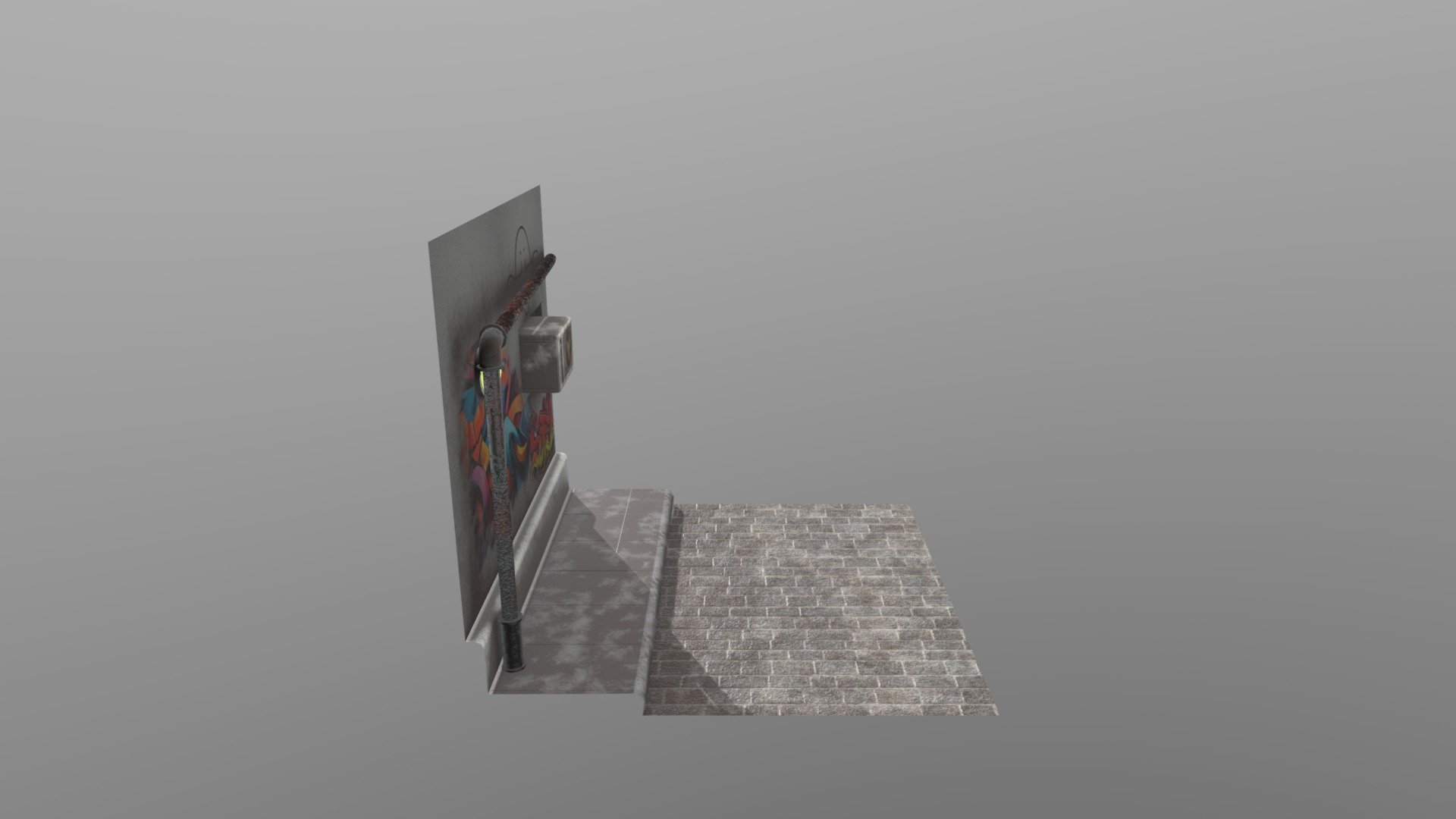 Alleyway - Download Free 3D model by EvilEyeEnvoy [bfb6afe] - Sketchfab