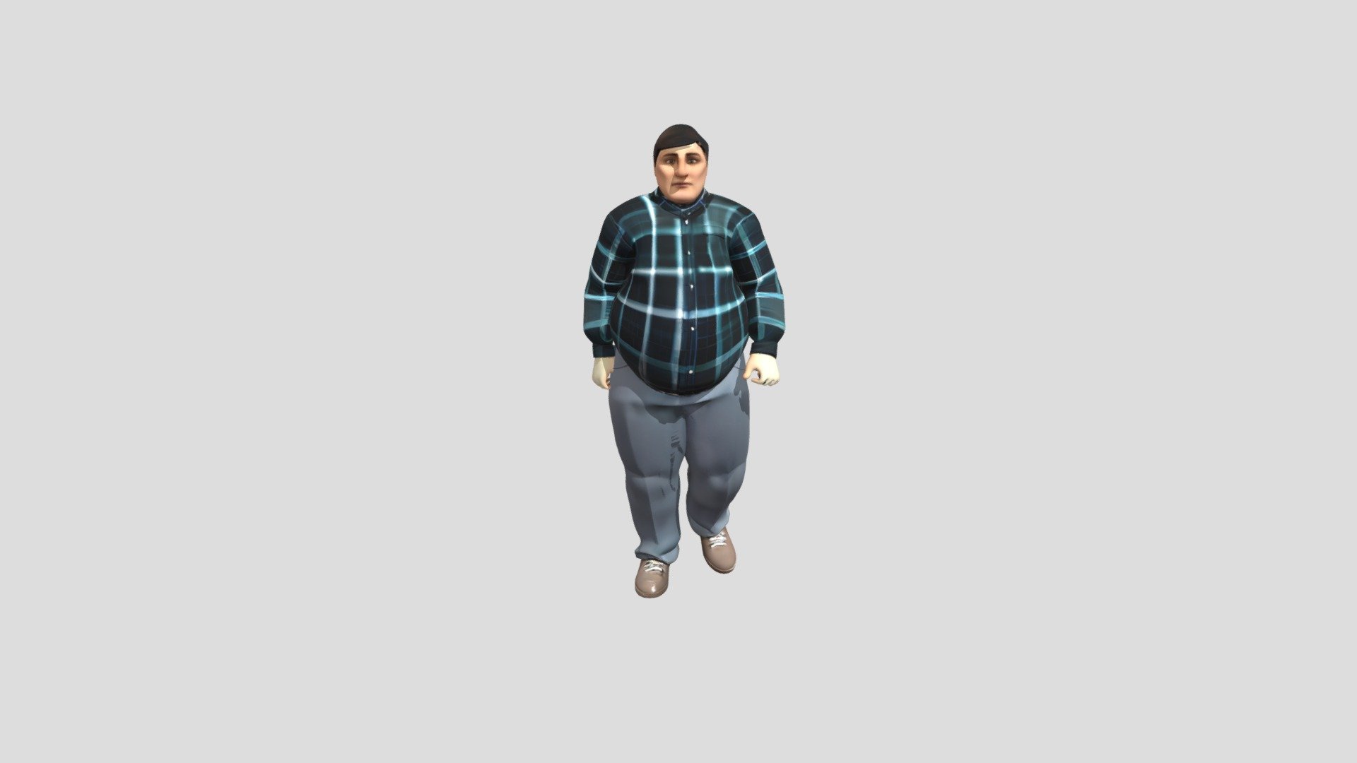 Fat Man - 3D model by pankhkhan [bfb7aa6] - Sketchfab