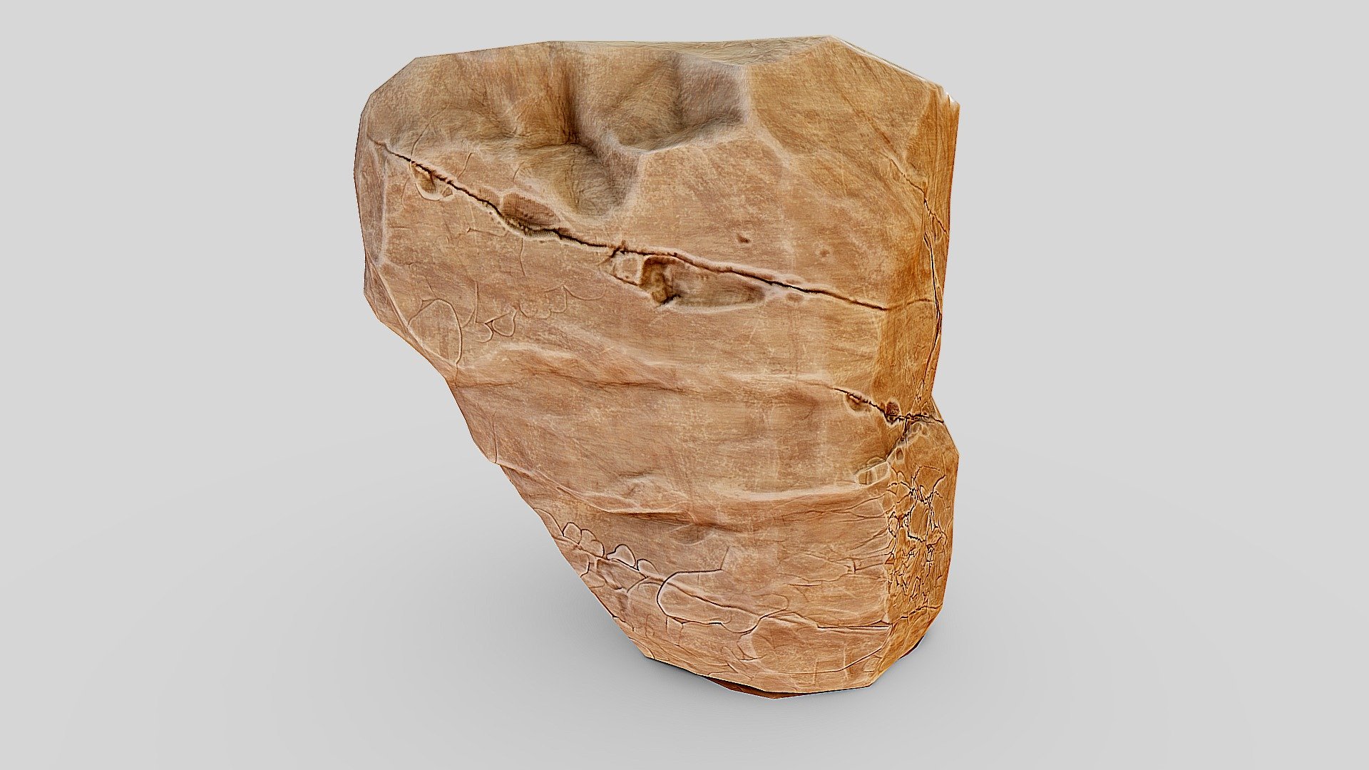Rock / Stone / Cliff 01 LP (desert) - Buy Royalty Free 3D model by the ...
