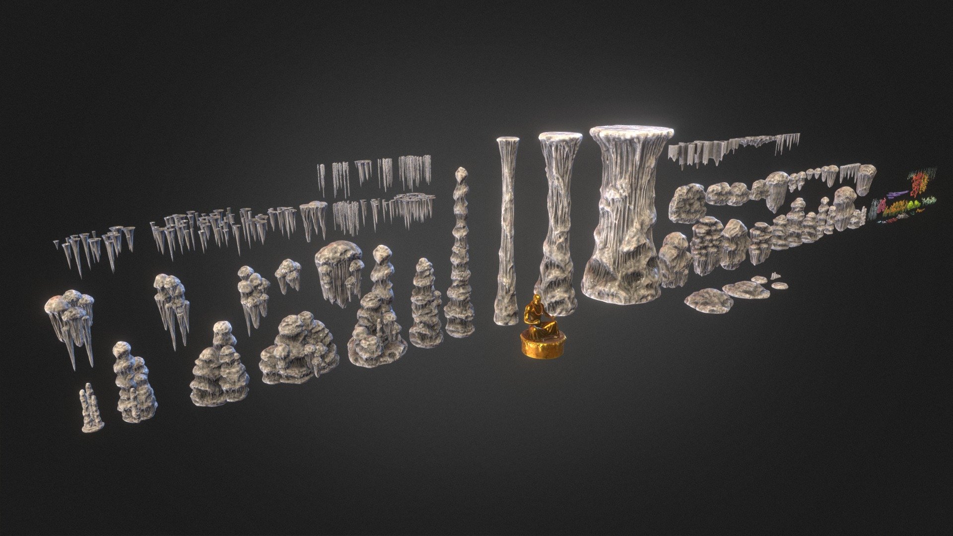 Mystery cave assets - 3D model by Dmitriy Dryzhak (@arvart.lit ...