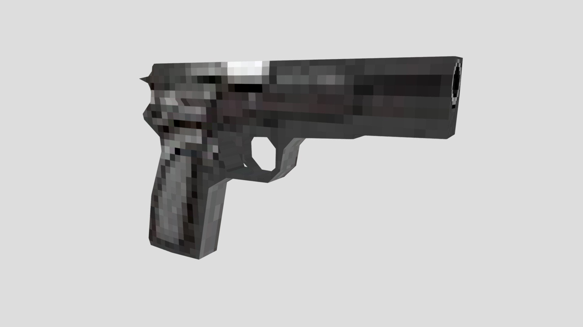 PSX-Styled Hi-Power - 3D model by monke (@kraighummperdink) [bfbac2b ...