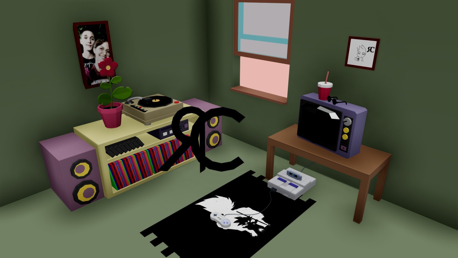 retrô - 3D model by RithieryCarvalho [bfc3386] - Sketchfab