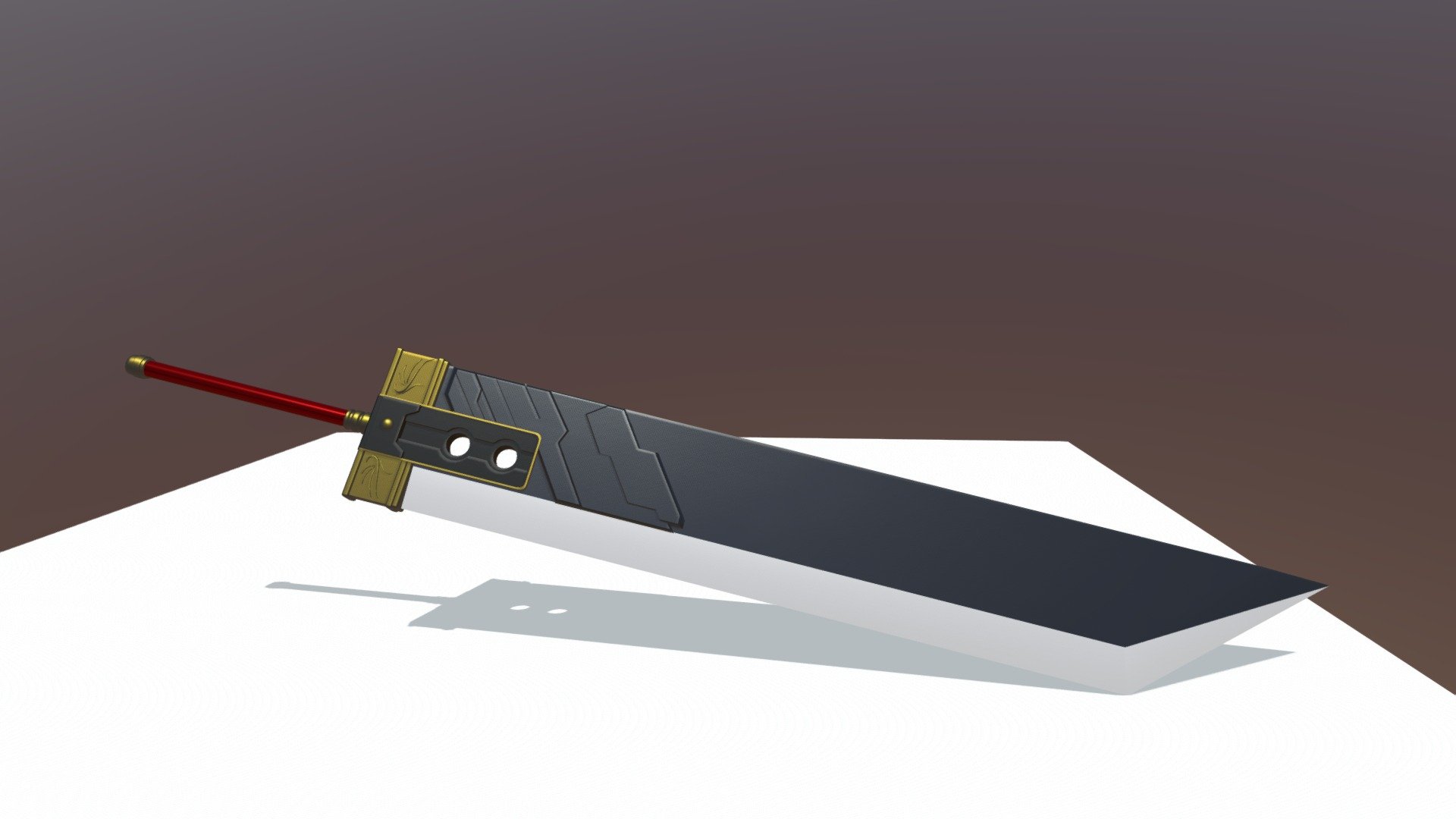 Buster Sword - 3D model by Weronwel (@weronwol) [bfc416f] - Sketchfab