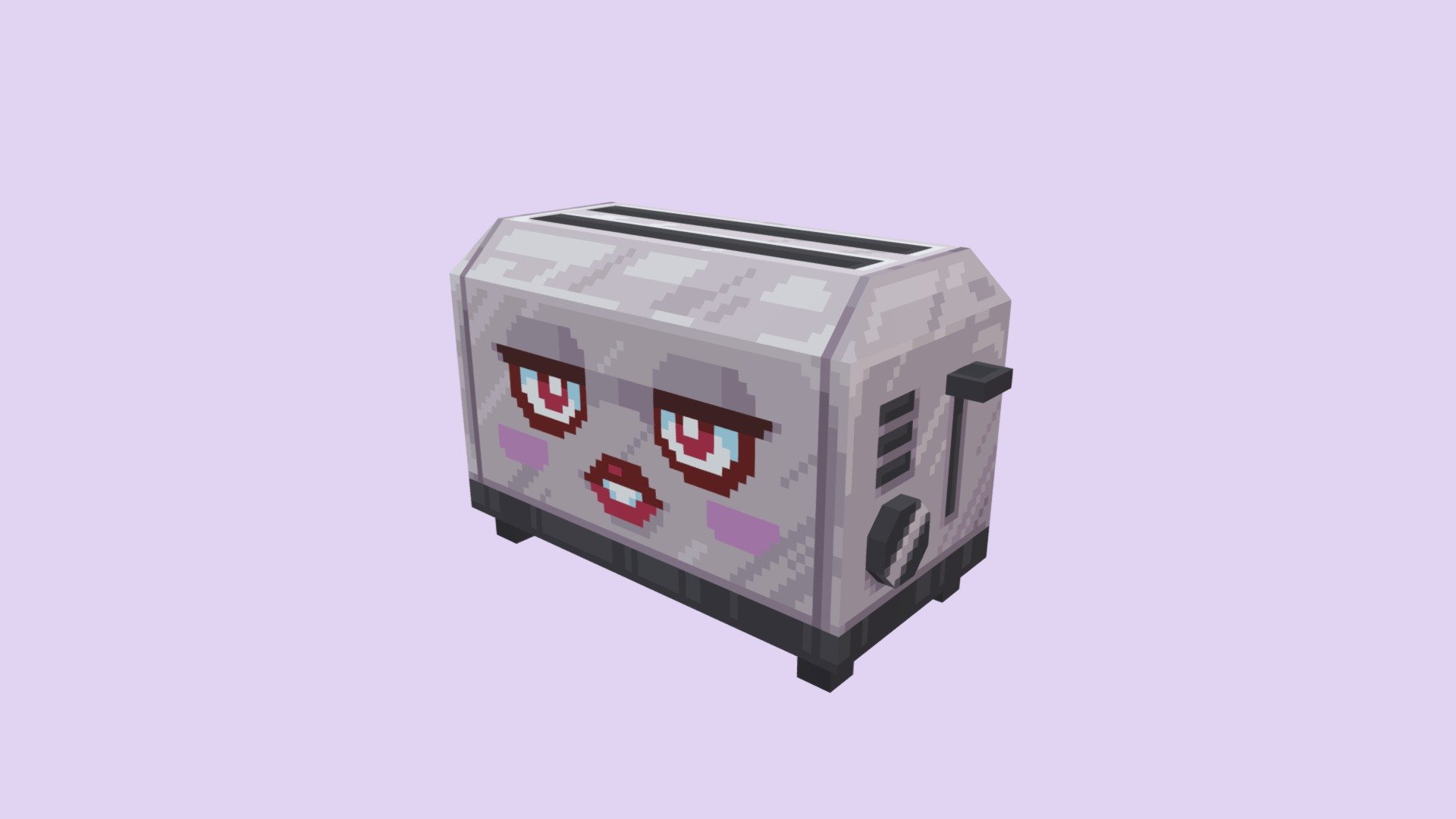 Toaster with a face - 3D model by Survi (@survi_6756) [bfc4f87] - Sketchfab