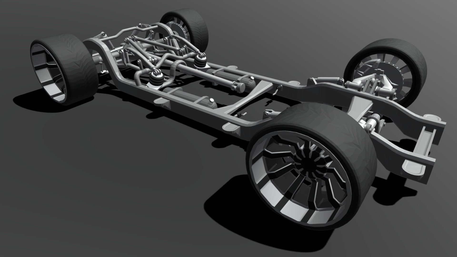 Air Ride suspension truck chassis 2 - Download Free 3D model by ...