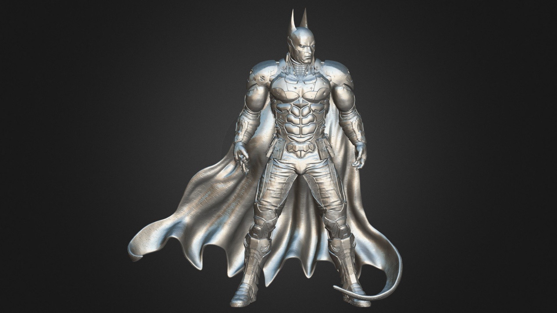 Batman Arkham Knight Standing Buy Royalty Free 3d Model By Yacine