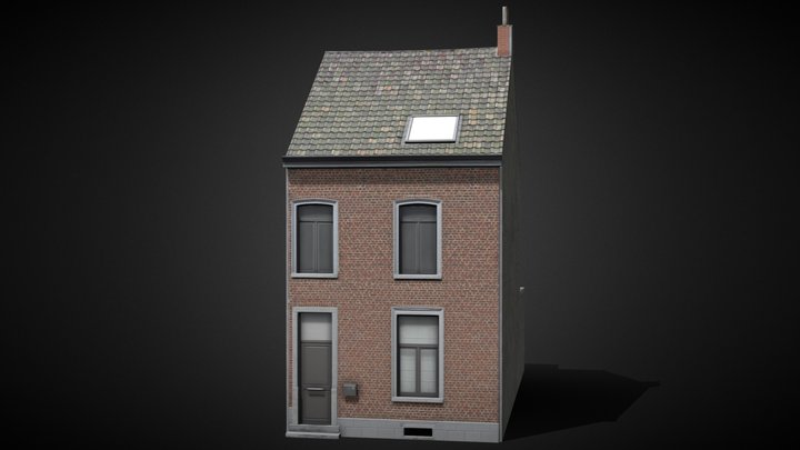 Terraced-house 3D models - Sketchfab