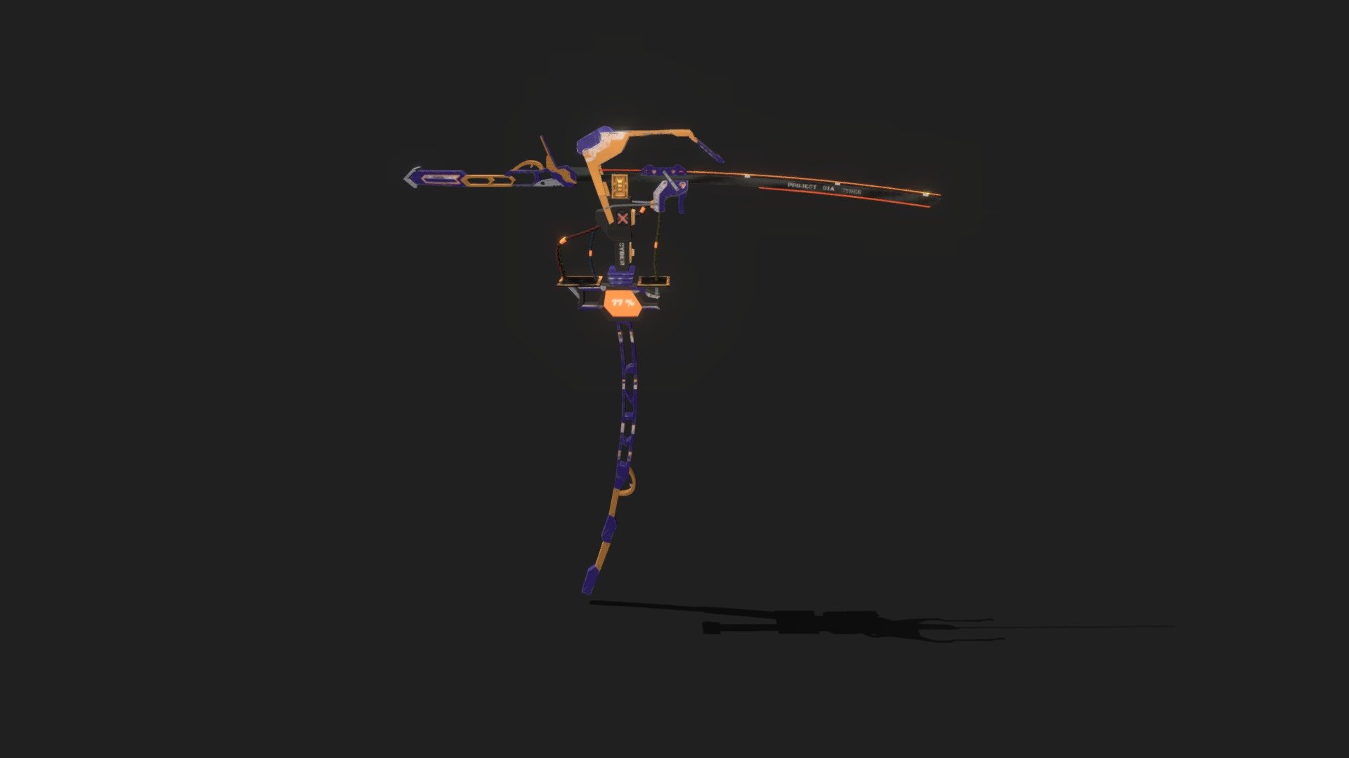 Epic Sword Project / Scythe Katana - 3D model by clement.cimbaro ...