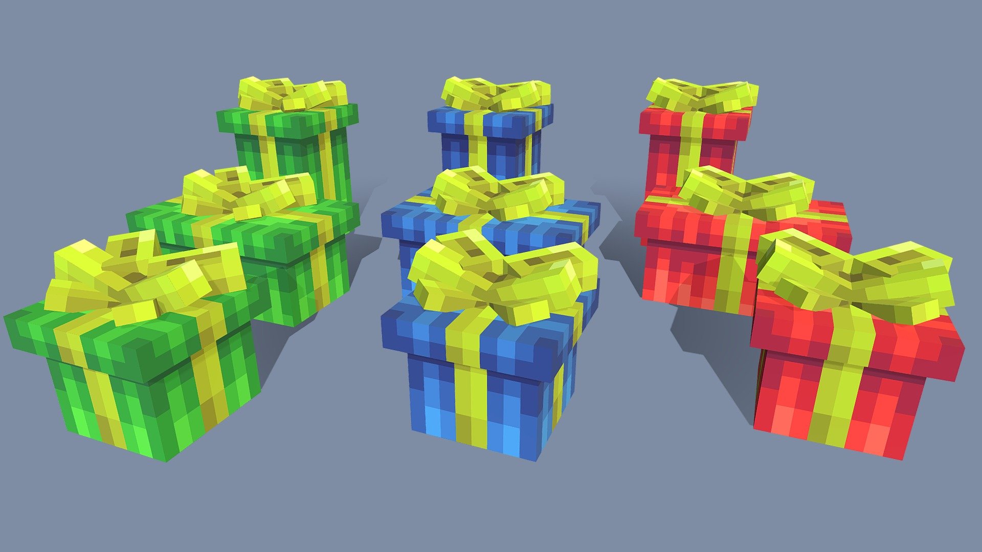 Christmas presents - 3D model by Dandrrick (@dandrrick_) [bfc812d ...