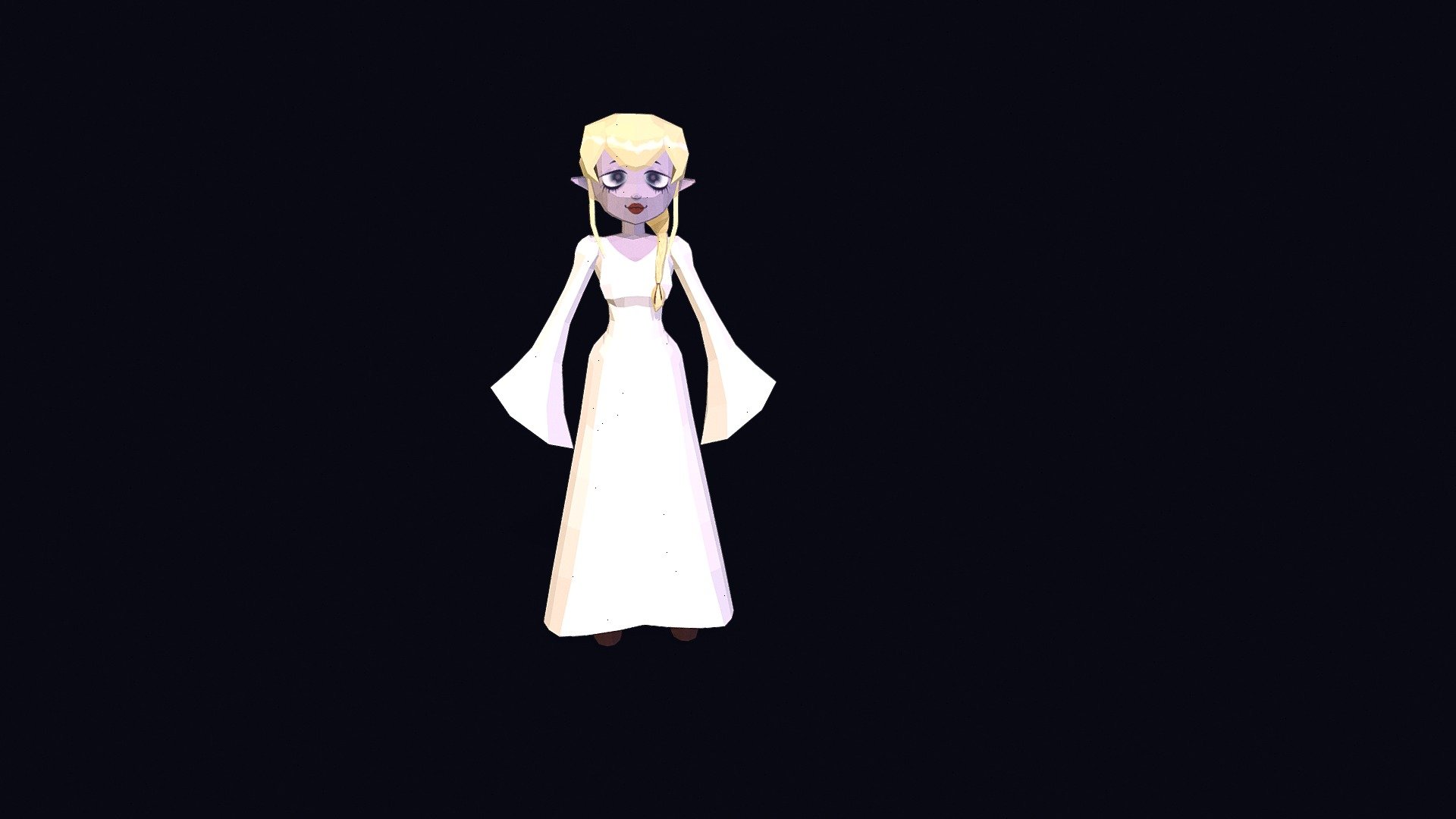 Vampire OC 3D low poly model - 3D model by fuunstuufs [bfc9f6d] - Sketchfab