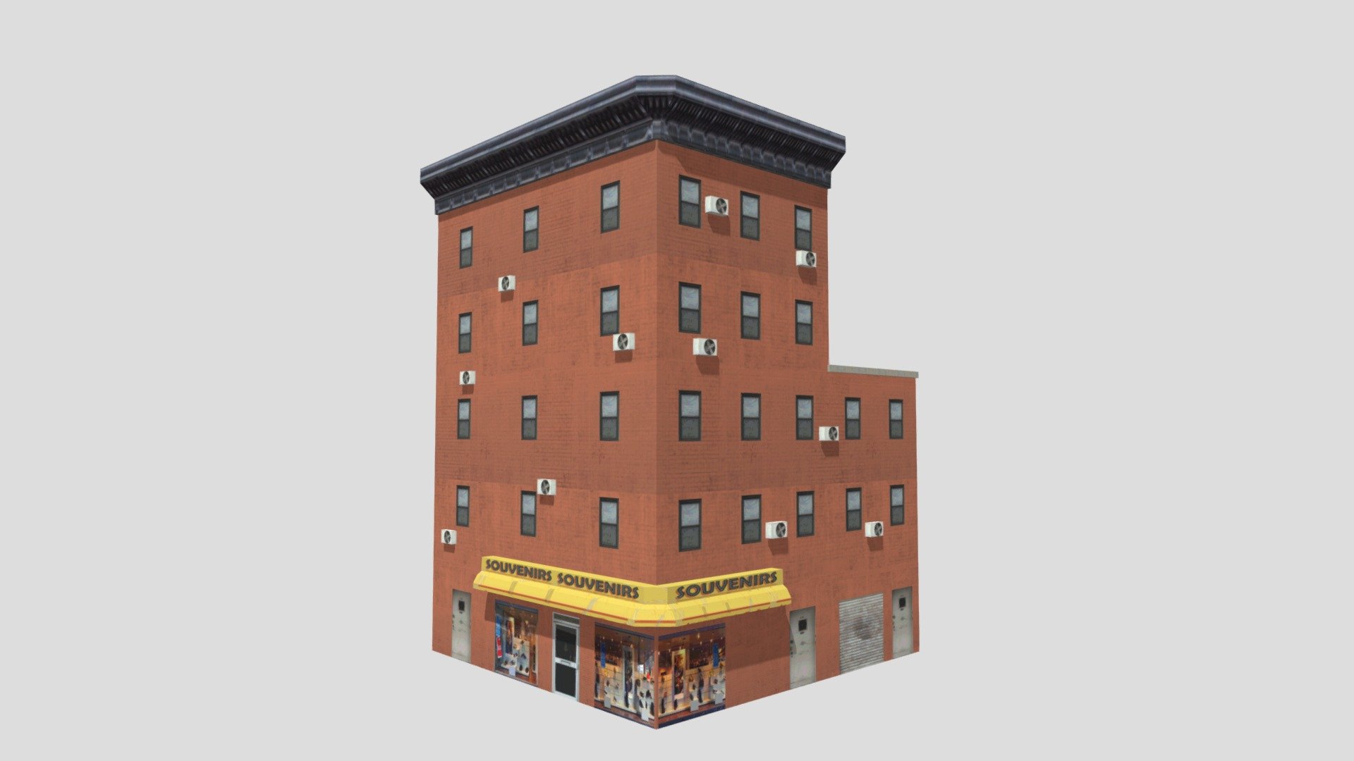 PSX Building - Download Free 3D model by IIShazlyII [bfcb945] - Sketchfab