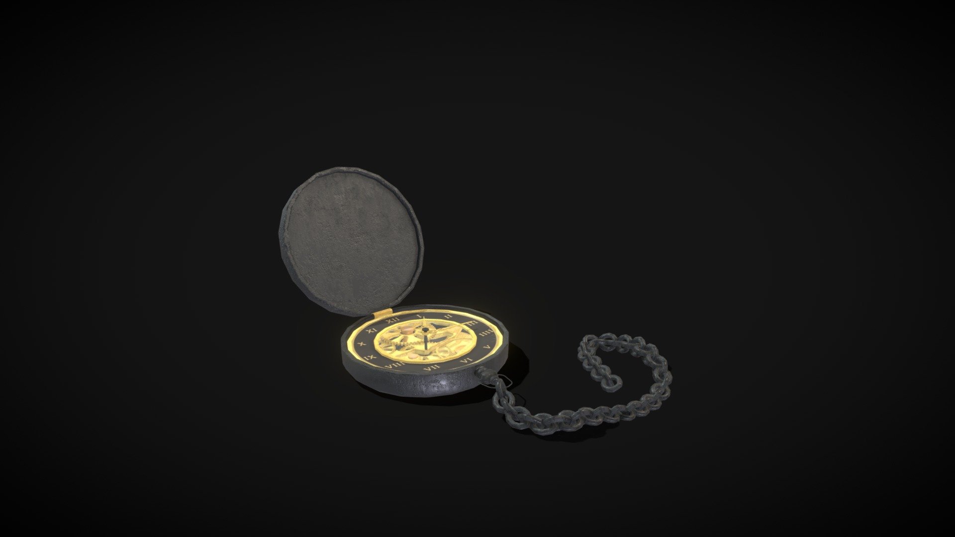 Vintage Pocket Watch - 3D model by alfie_ [bfd04b1] - Sketchfab