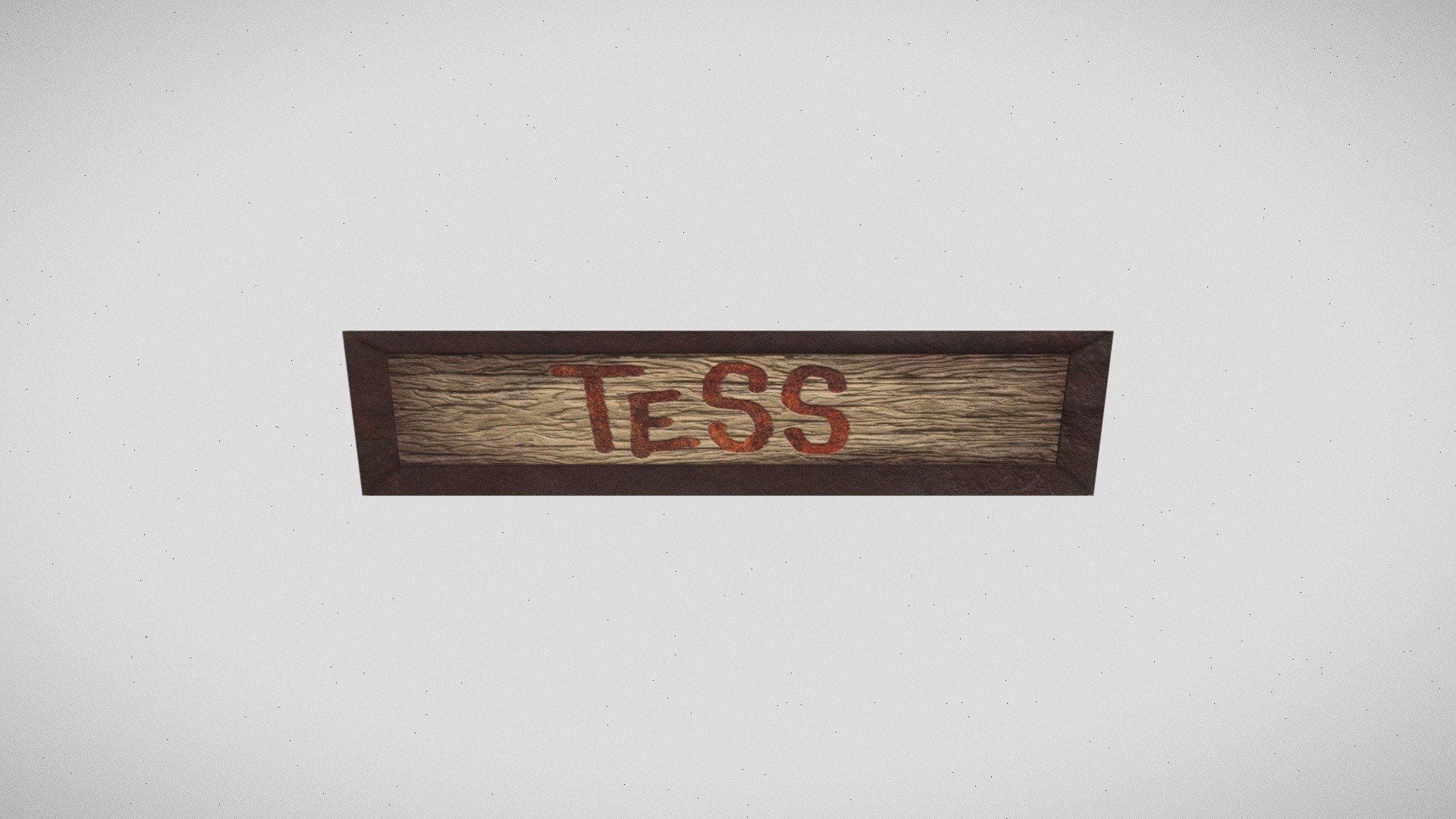 Name Plate - Download Free 3D model by Bugg (@rattpiss) [bfd2e37 ...