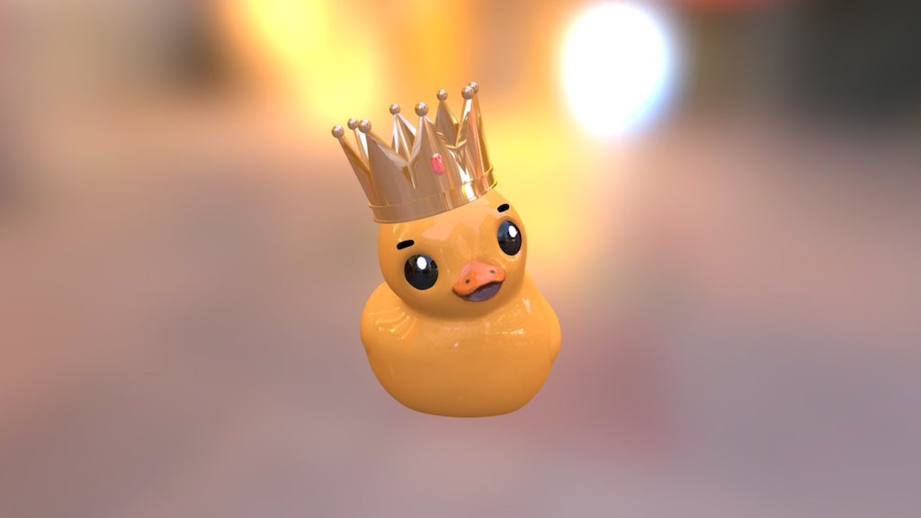 Pato Rey - 3D model by Septimokino [bfd3a52] - Sketchfab