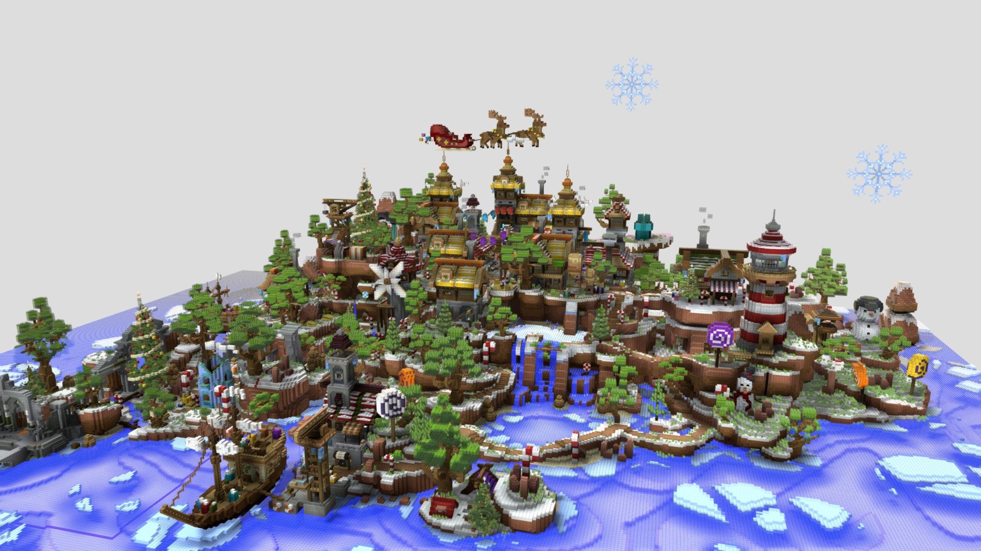 CartoonLand - Christmas Version - 3D model by AizenessTeam ...