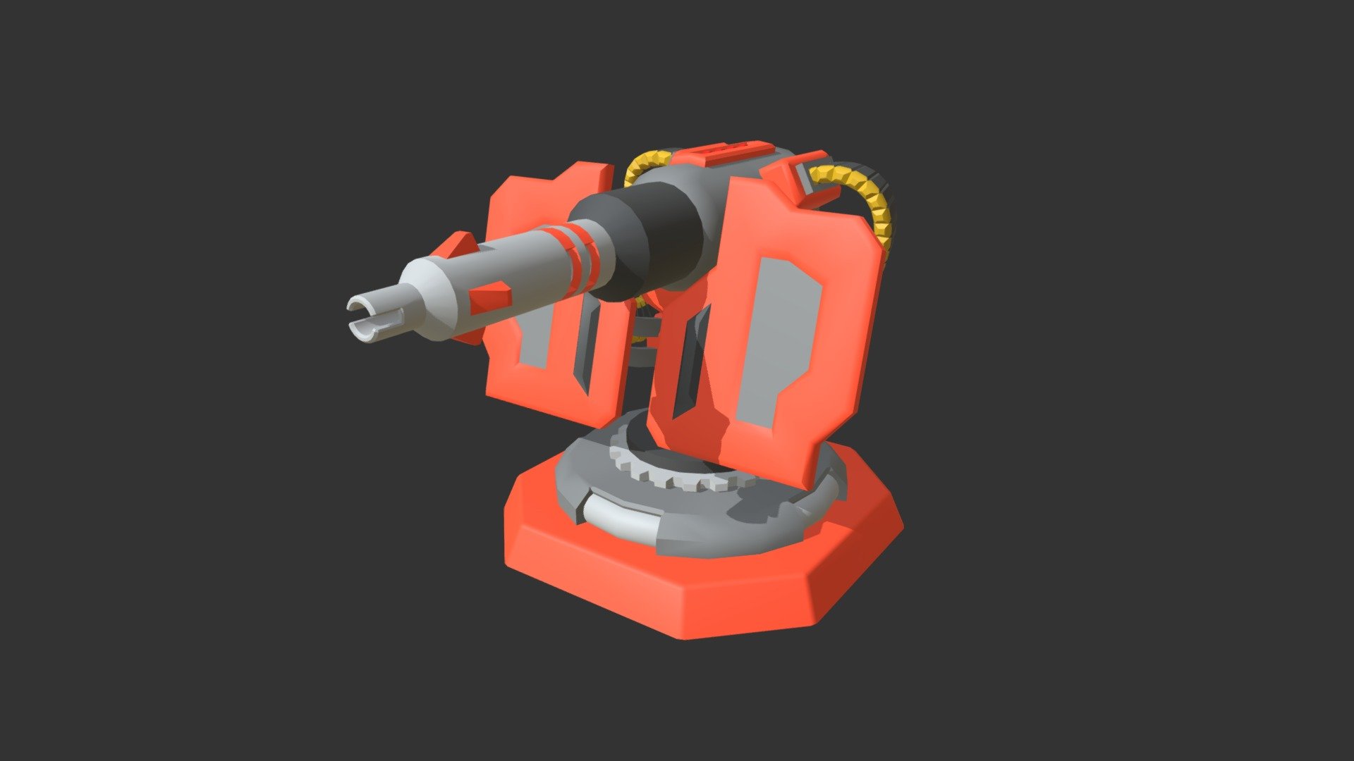 Shielded turret - 3D model by Jeroen Toma (@jeroentoma) [bfd435c ...