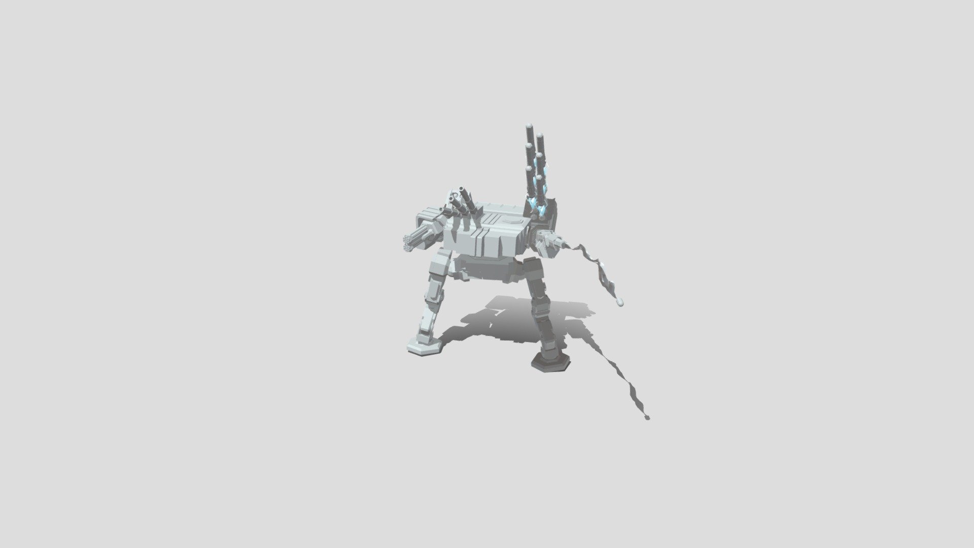 Mech Concept - 3D model by Nova (@Astronova17) [bfd47c9] - Sketchfab